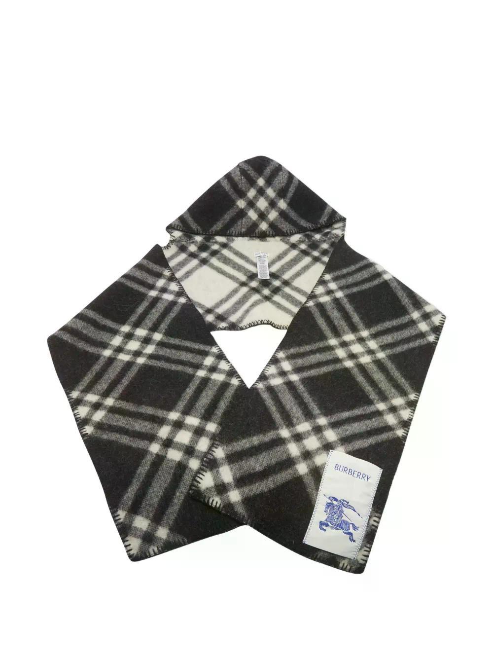 BURBERRY Burberry Equestrian Knight Logo Ribbed-Knit Beanie