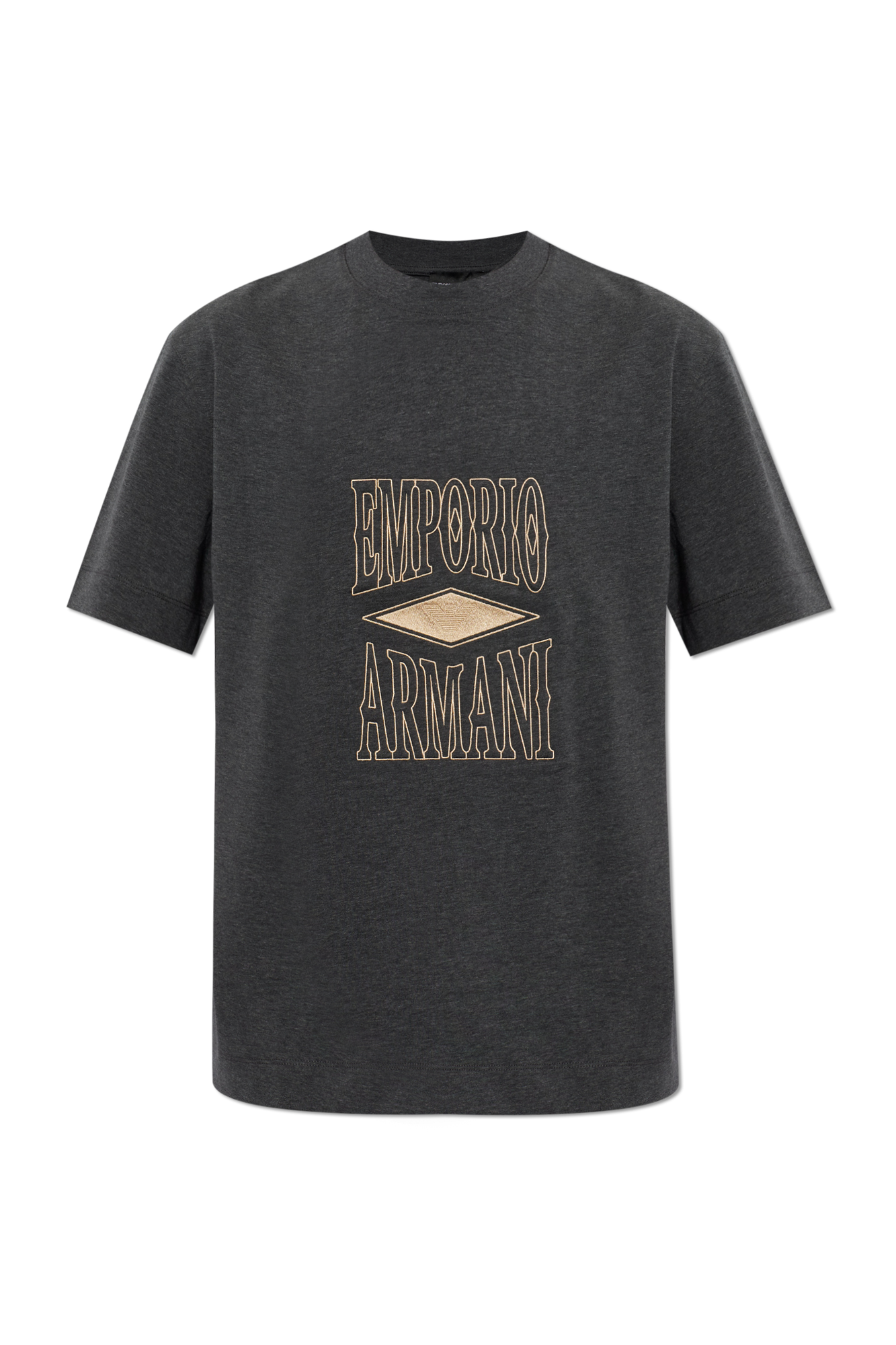 EMPORIO ARMANI t-shirt with embroidered logo