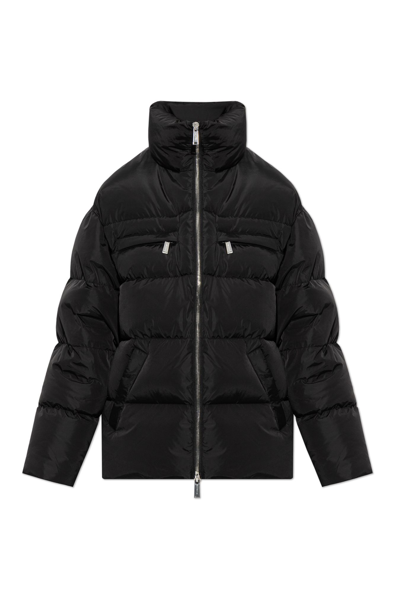 DSQUARED2 Quilted Down Jacket With A Stand-Up Collar