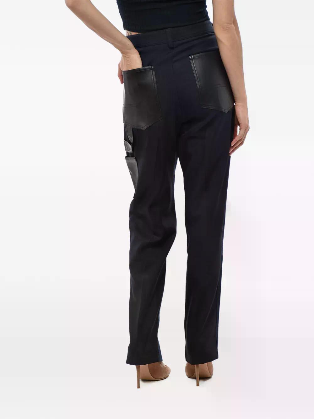 STELLA MCCARTNEY Stella McCartney Gavin Eco-Leather Patch Trousers