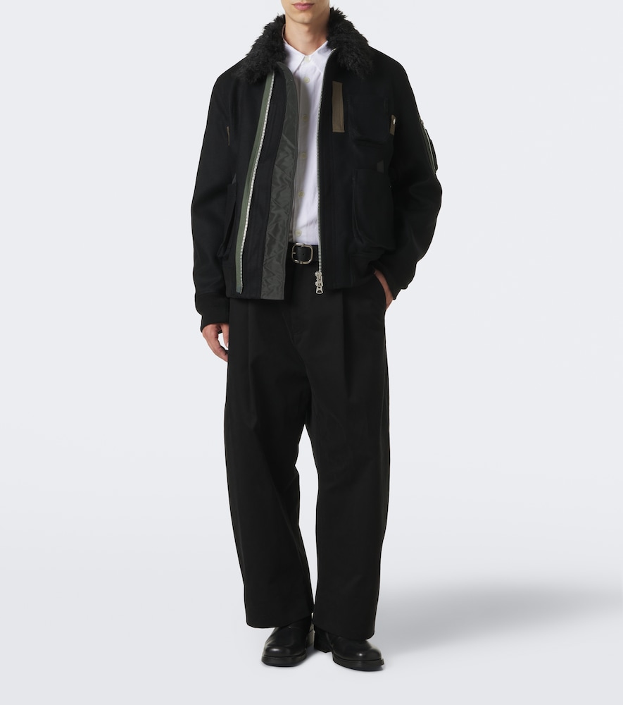 SACAI Sacai Wool Blouson Jacket