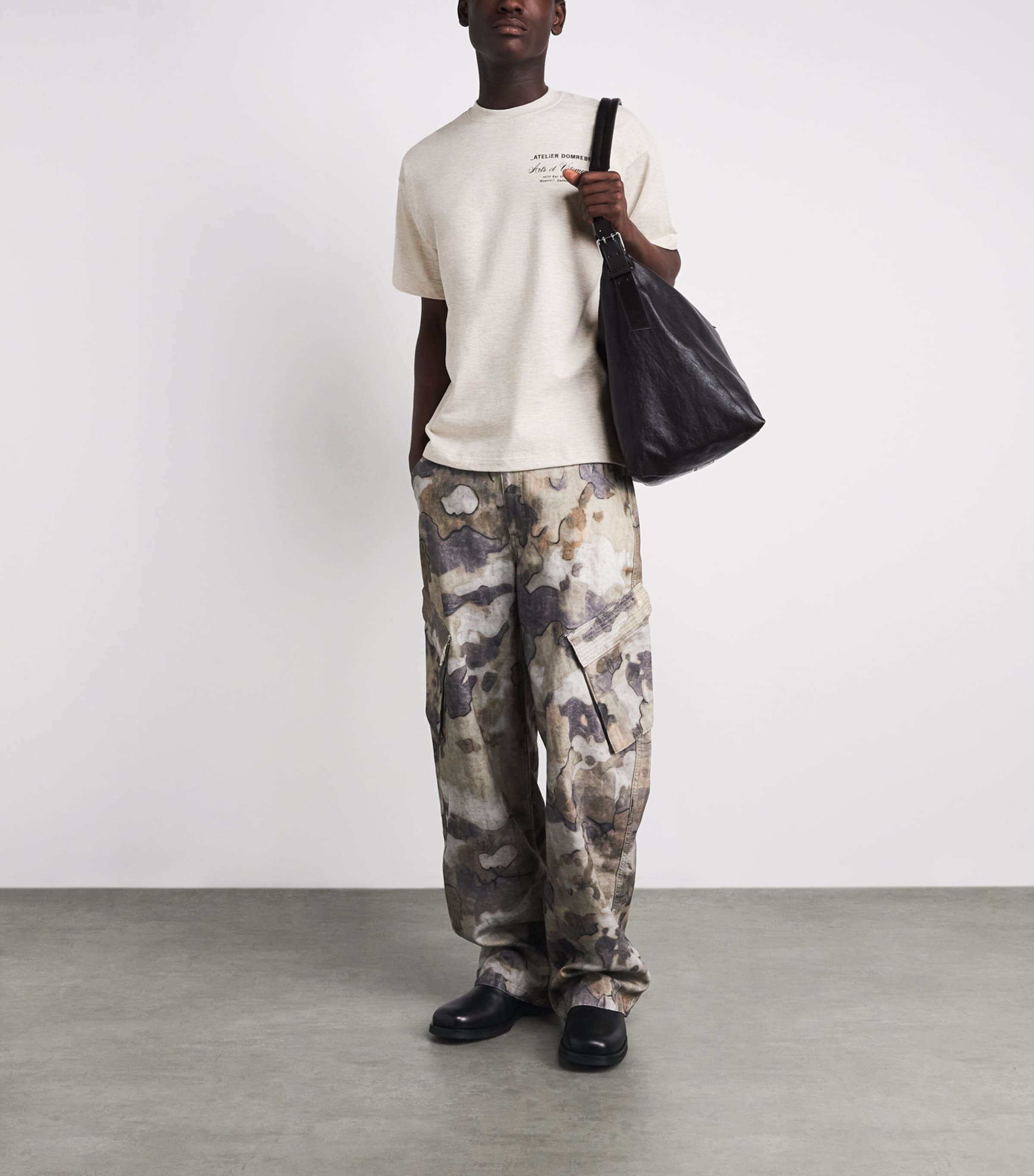 DOMREBEL cotton arts vetements t-shirt