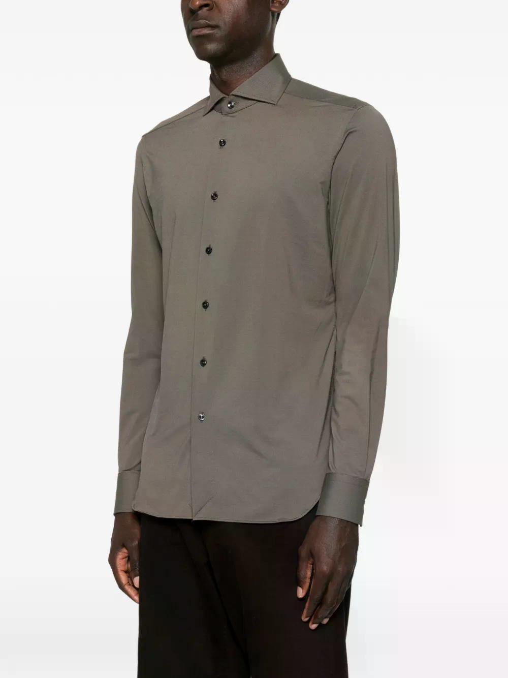 XACUS spread-collar shirt