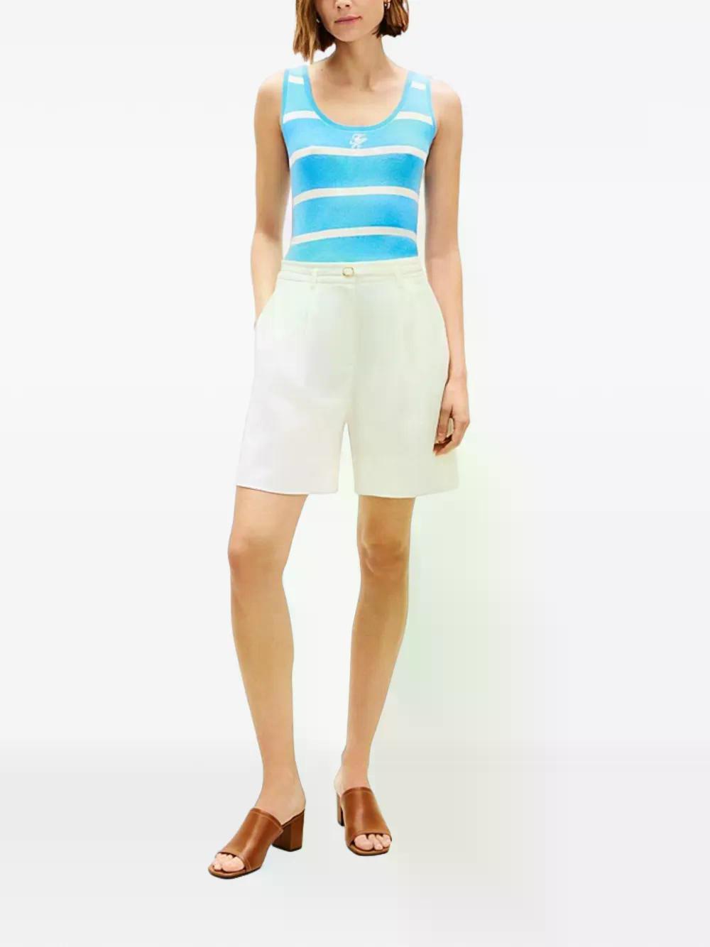 TOMMY HILFIGER Tommy Hilfiger Striped Embroidered Tank Top