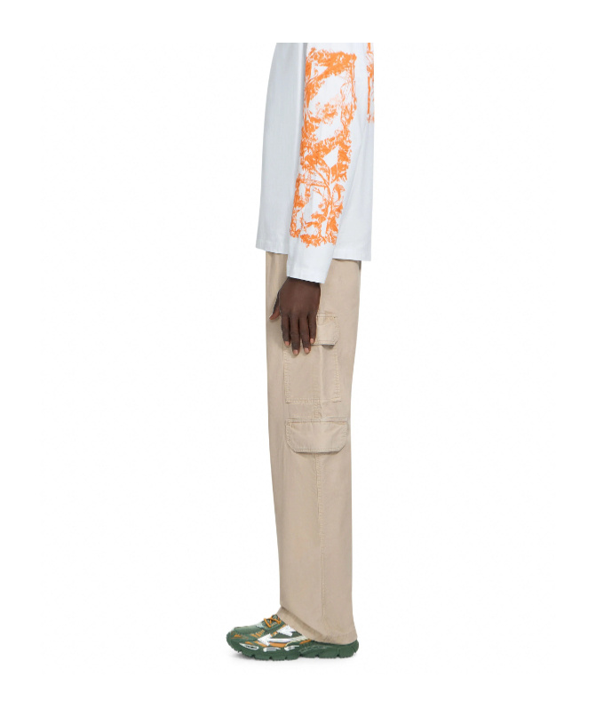 OFF-WHITE Off-White Big Bookish Cotton Cargo Pants
