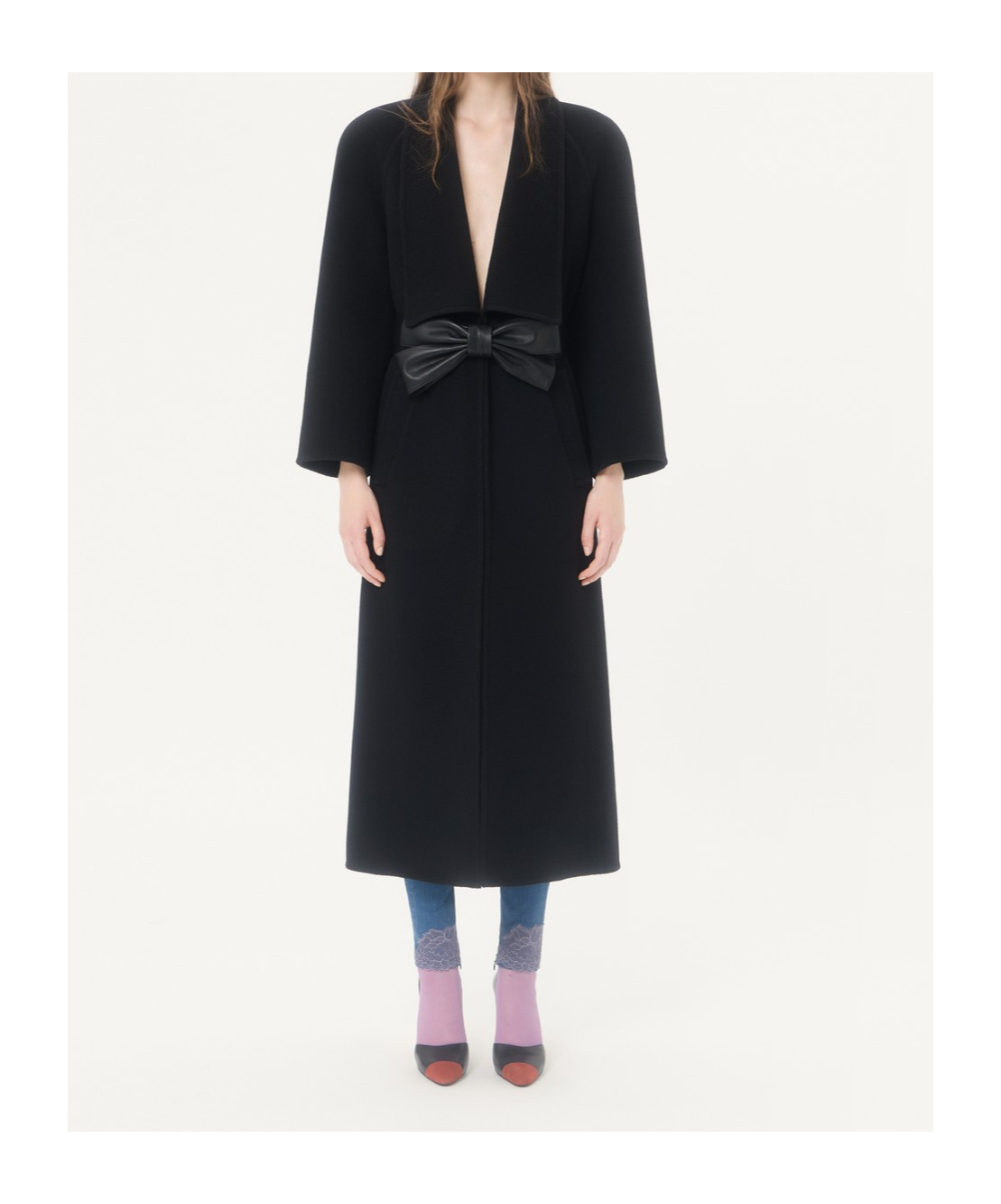 VALENTINO Valentino Long-Sleeved Belted Coat
