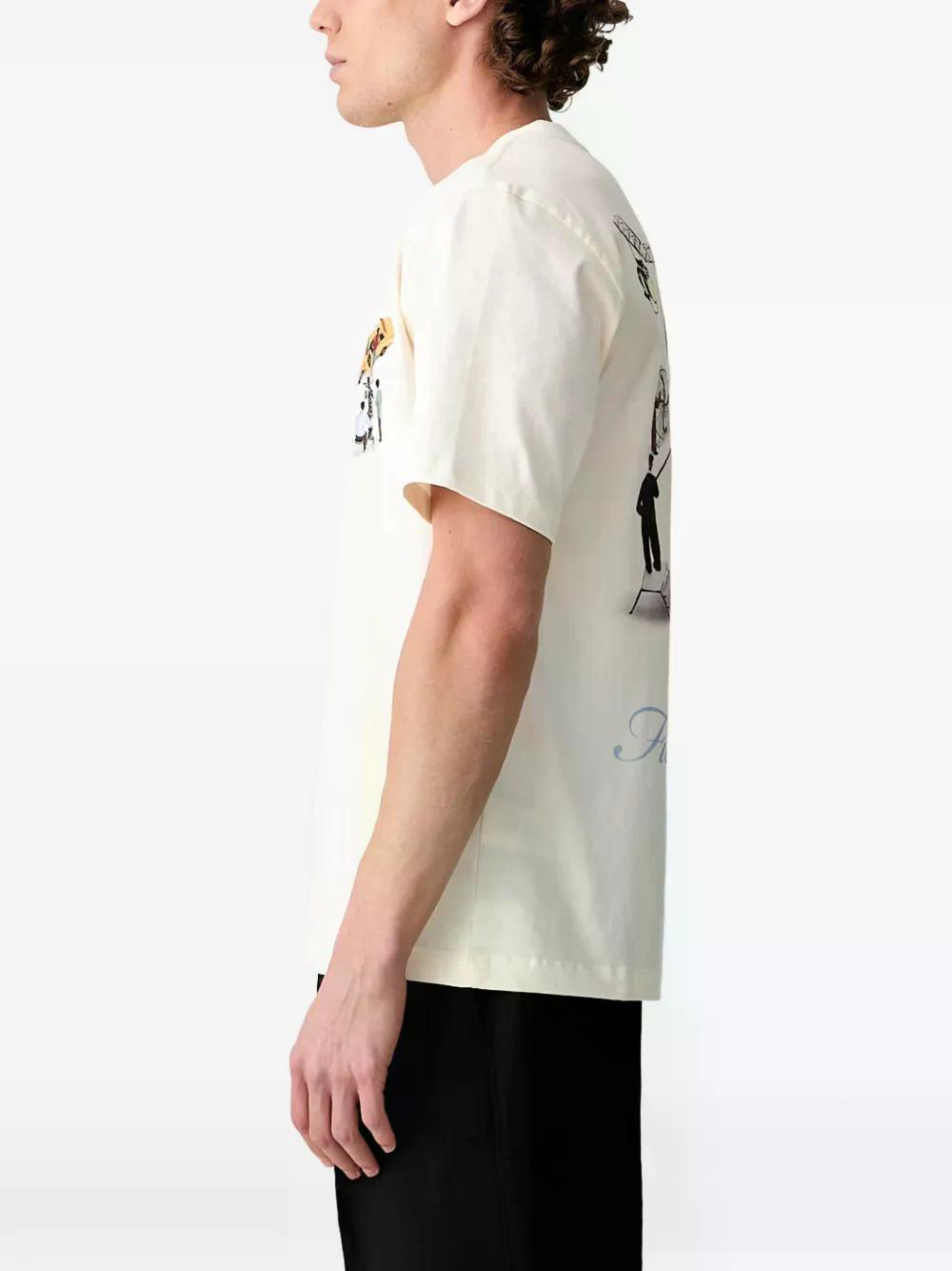 FILLING PIECES film set graphic-print t-shirt