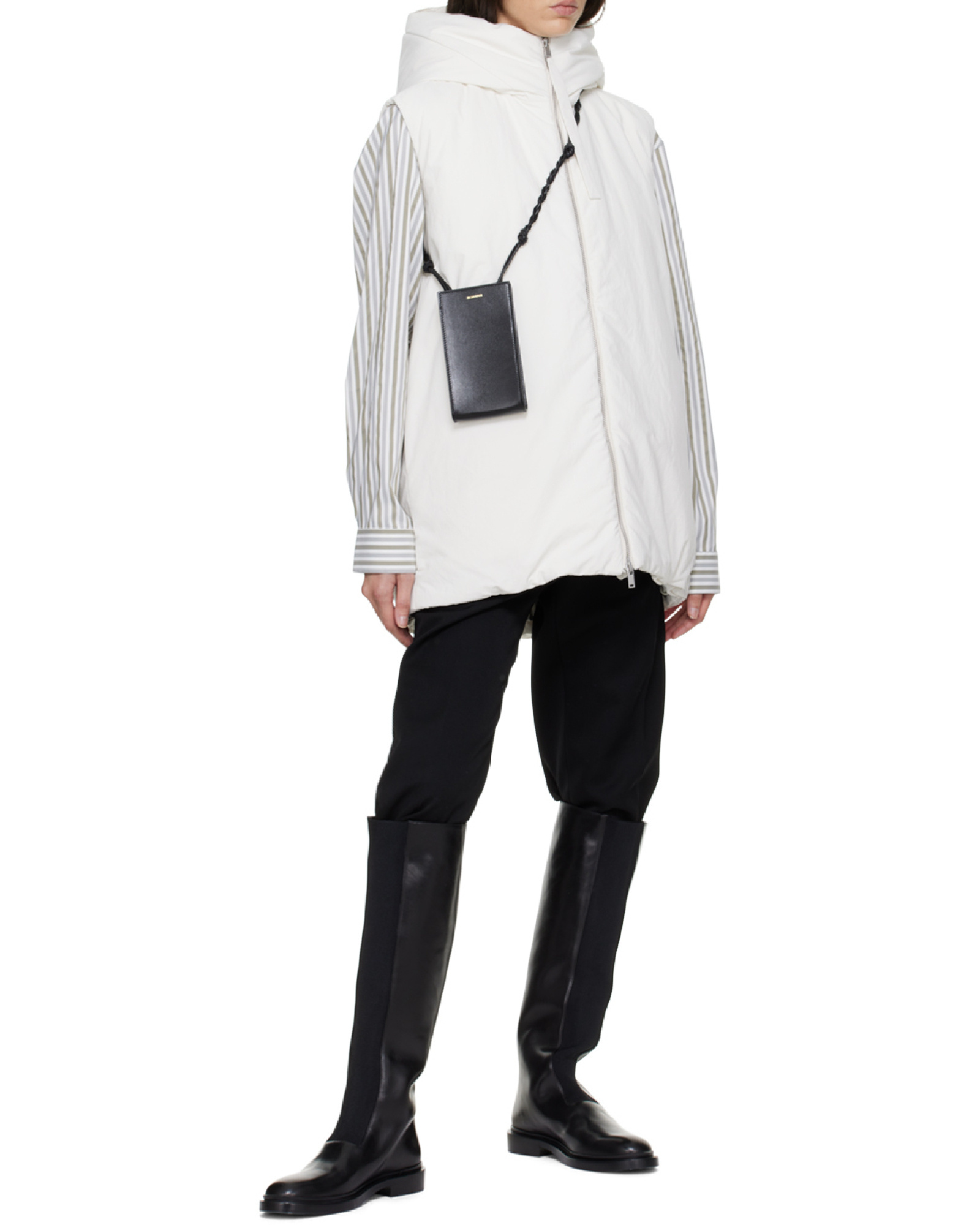 JIL SANDER Jil Sander Round Toe Knee-High Boots