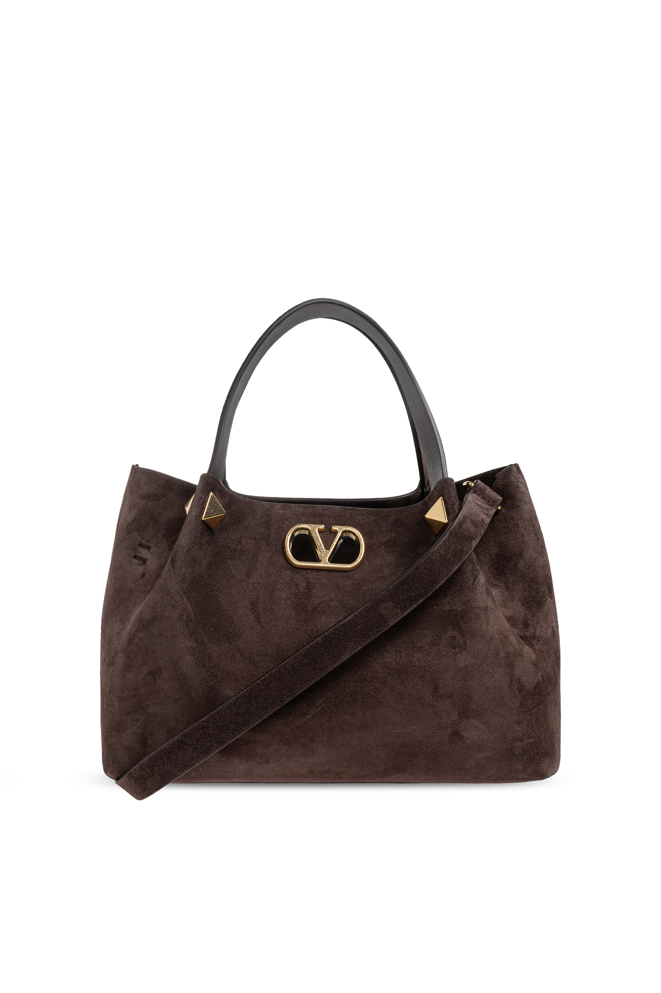 VALENTINO Valentino Garavani Suede Shopper Bag with Logo