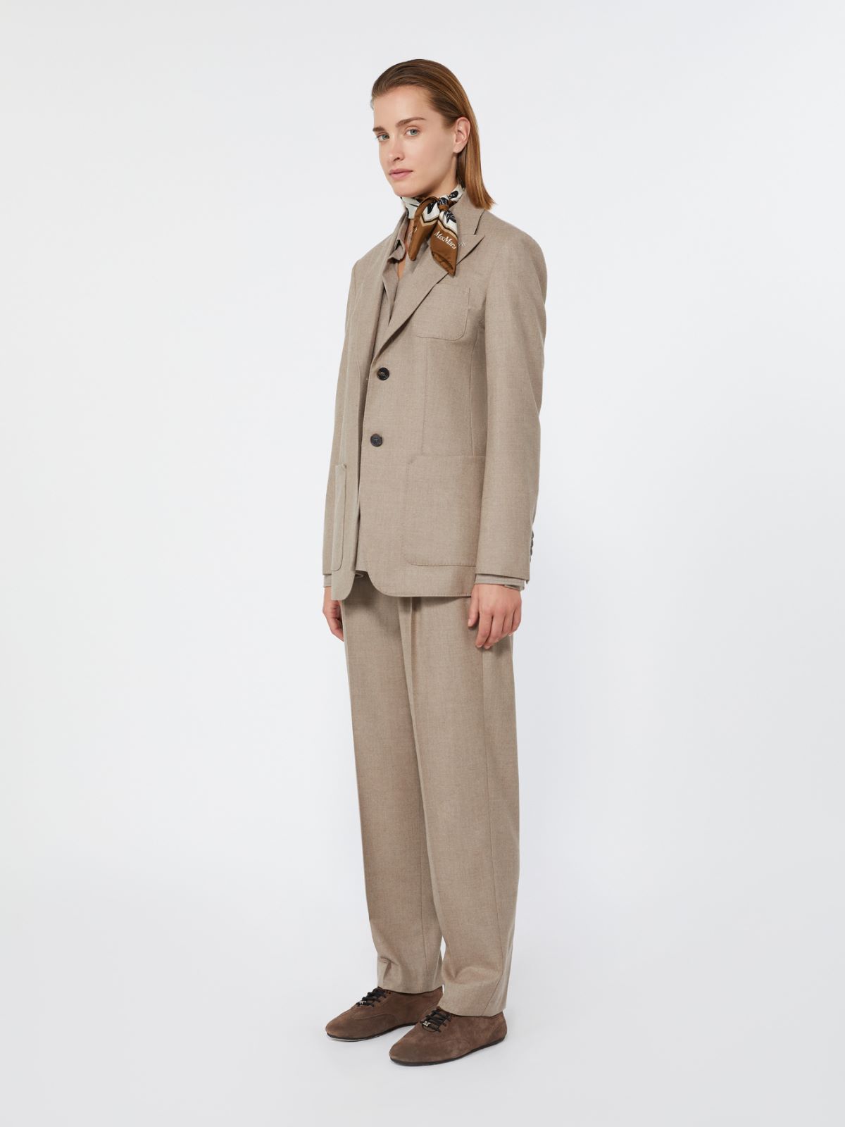MAX MARA Cashmere Foulé Shirt