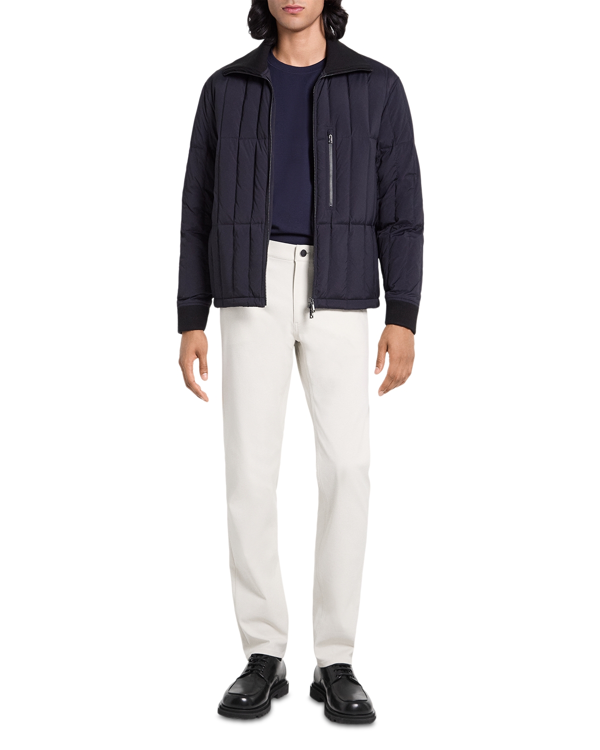THEORY Theory Varet Quilted Motion Nylon Bomber Jacket