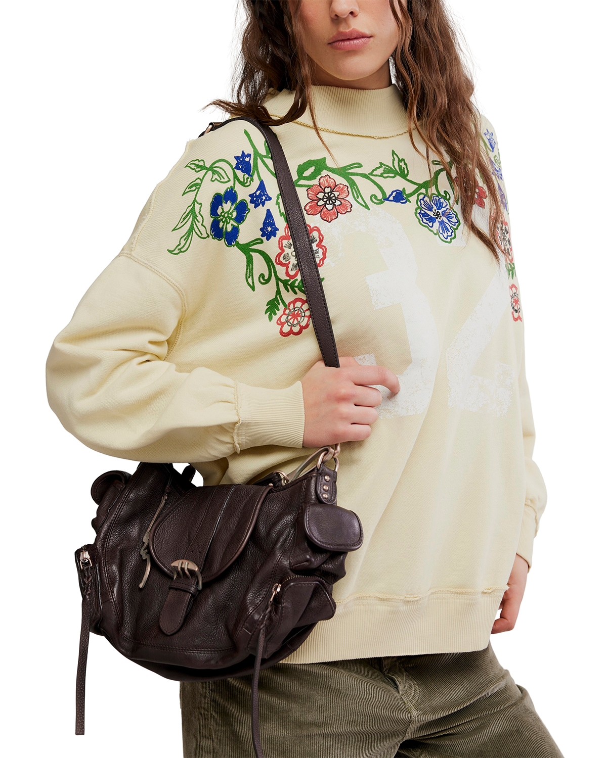 FREE PEOPLE Free People Asher Leather Tote Bag