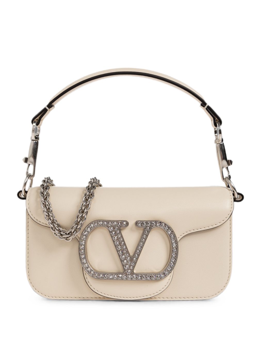 VALENTINO vlogo 95 croc-effect leather mules