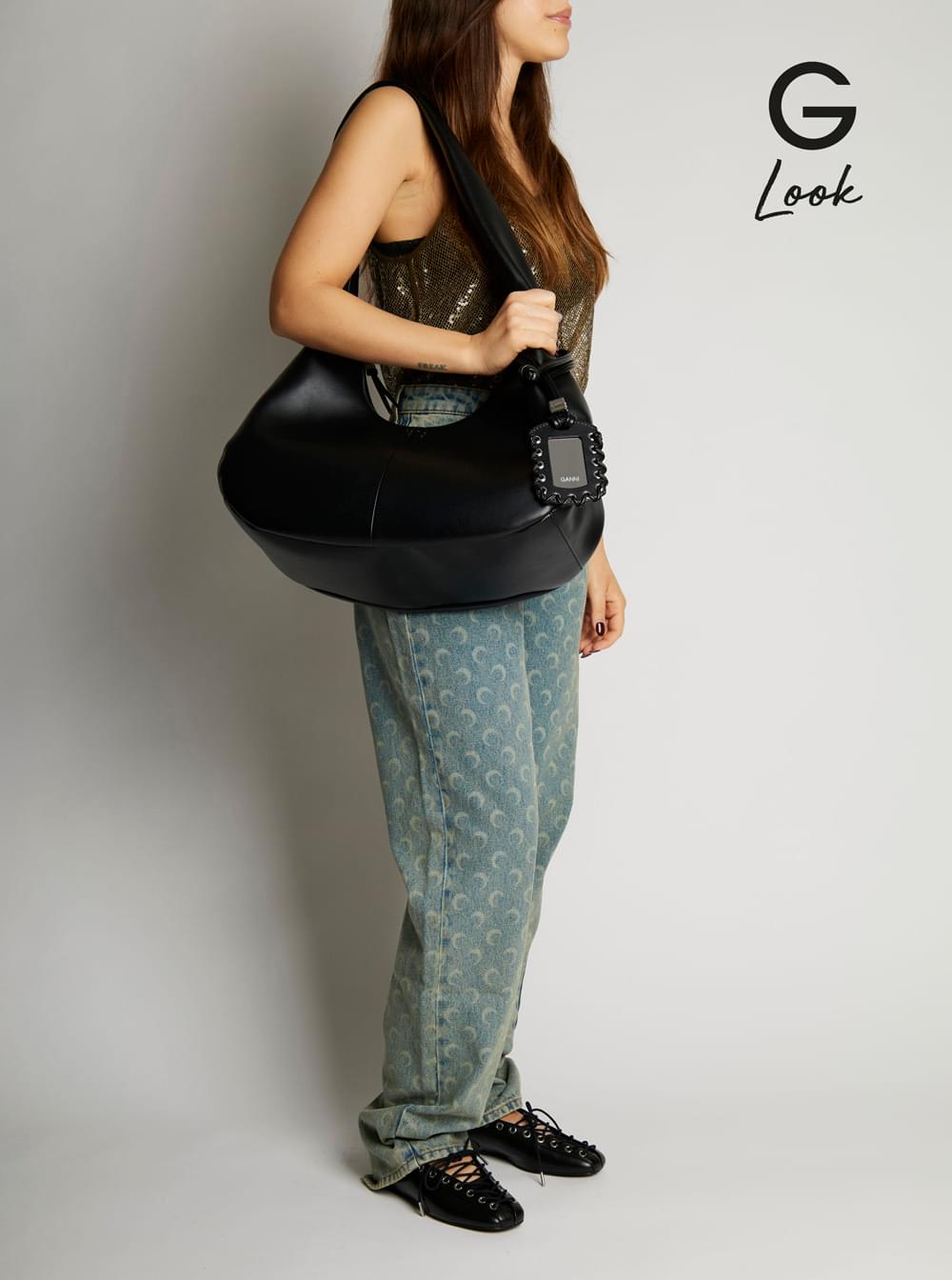 GANNI GANNI Bou Bag Hobo Medium Shoulder Bag