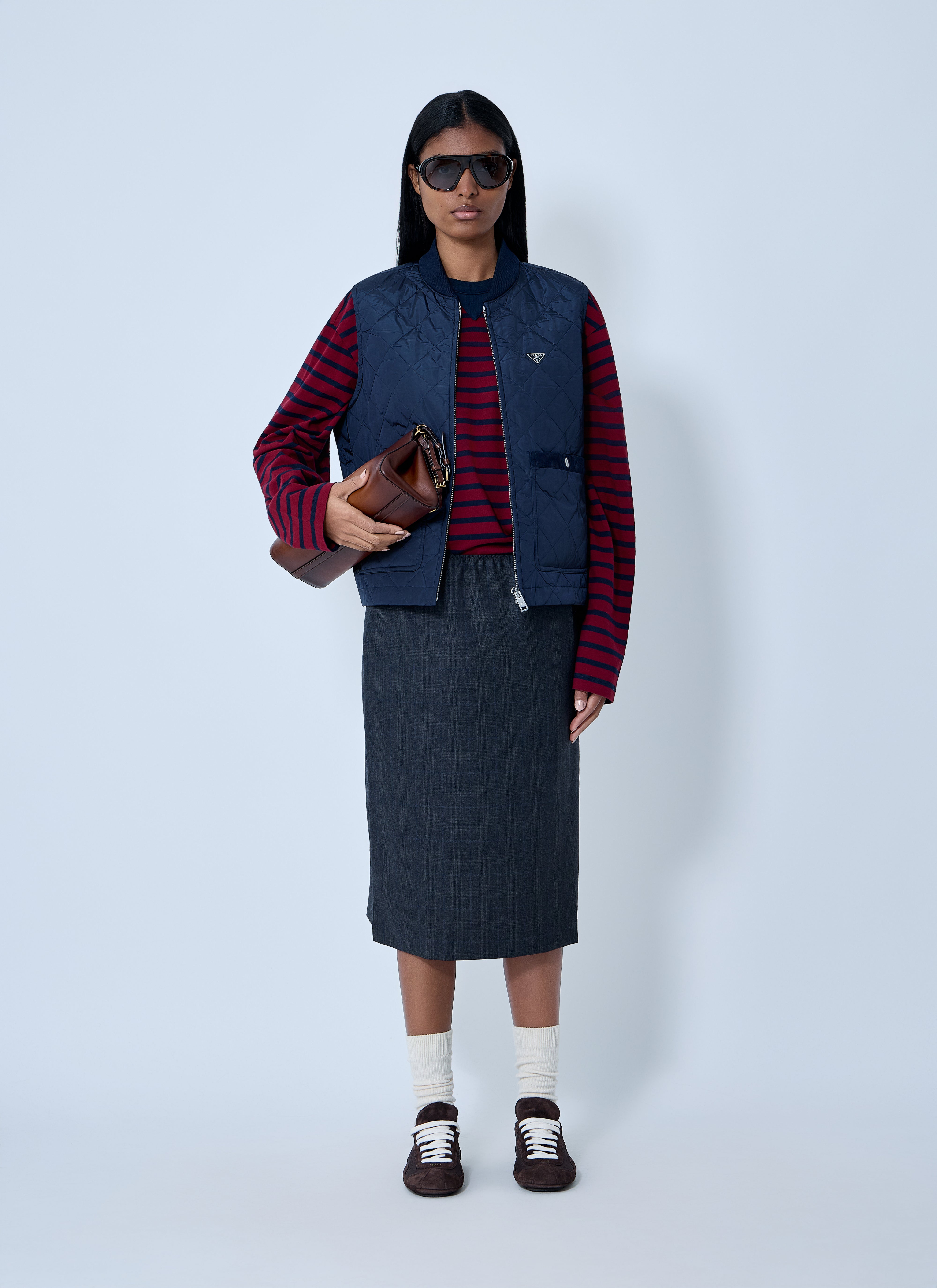 PRADA PRADA Re-Nylon Quilted Gilet