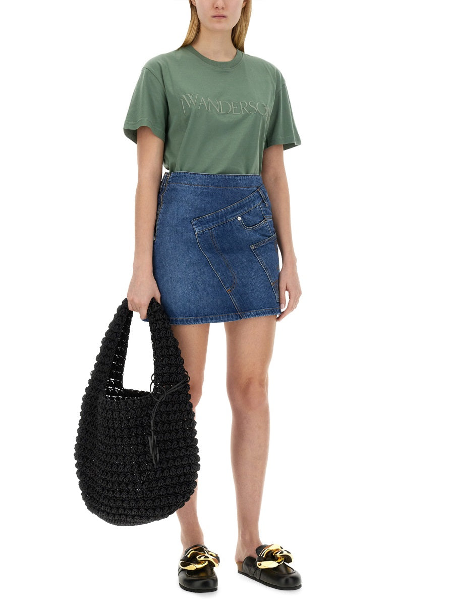 JW ANDERSON JW ANDERSON Denim Mini Skirt