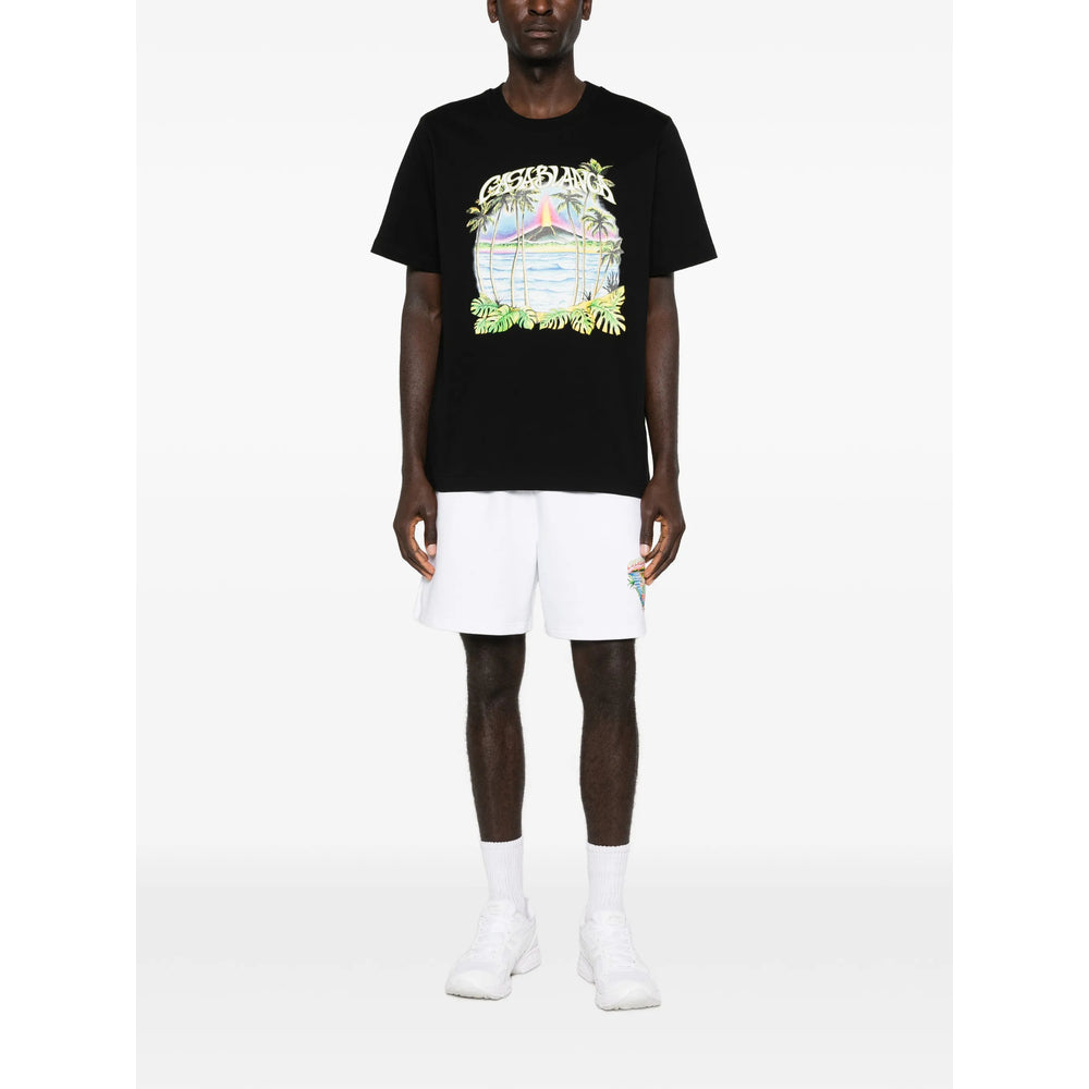 CASABLANCA Casablanca Black T-Shirts & Vests - T-Shirts Men