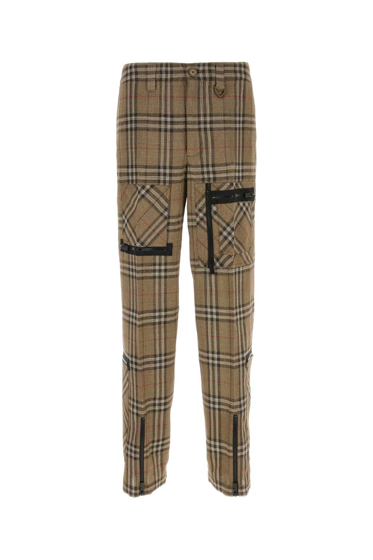BURBERRY Burberry Check Zip-Up Jacket with Chest Patch Pocket