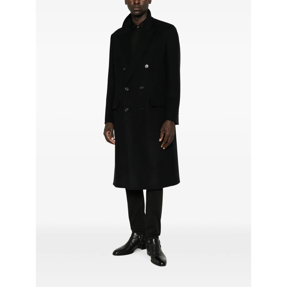SAINT LAURENT SAINT LAURENT Wool Blend Double-Breasted Coat