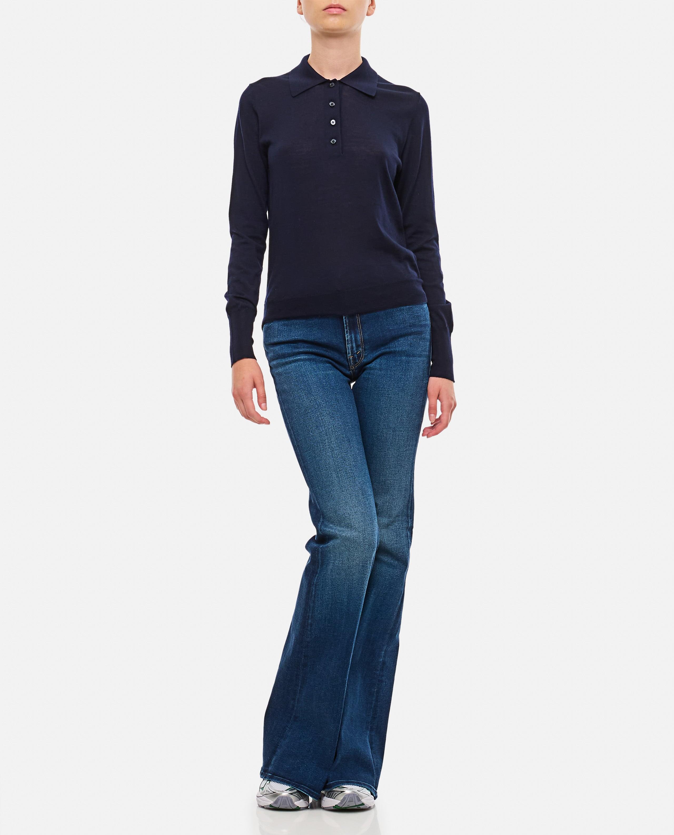 GOLDEN GOOSE GOLDEN GOOSE Virgin Wool Knitted Polo Shirt