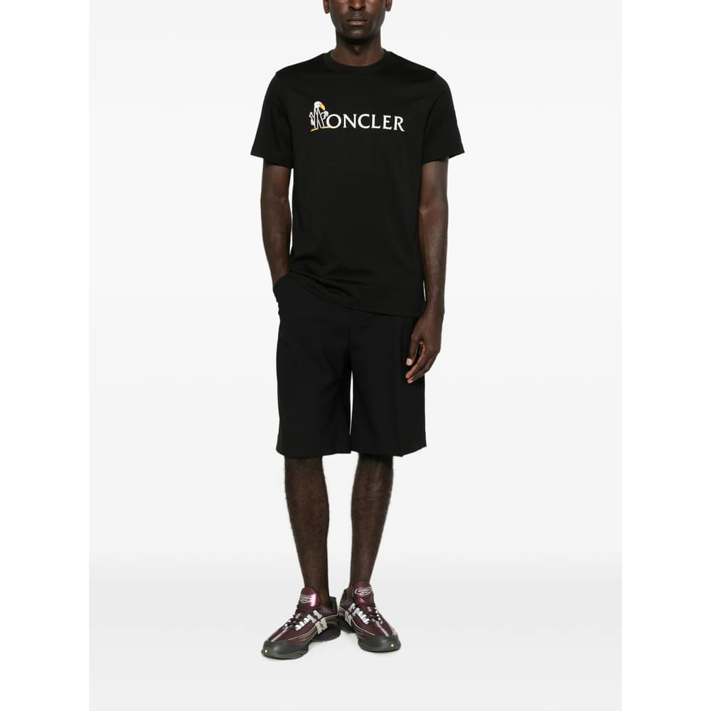 MONCLER Moncler Black T-Shirts & Vests - T-Shirts Men