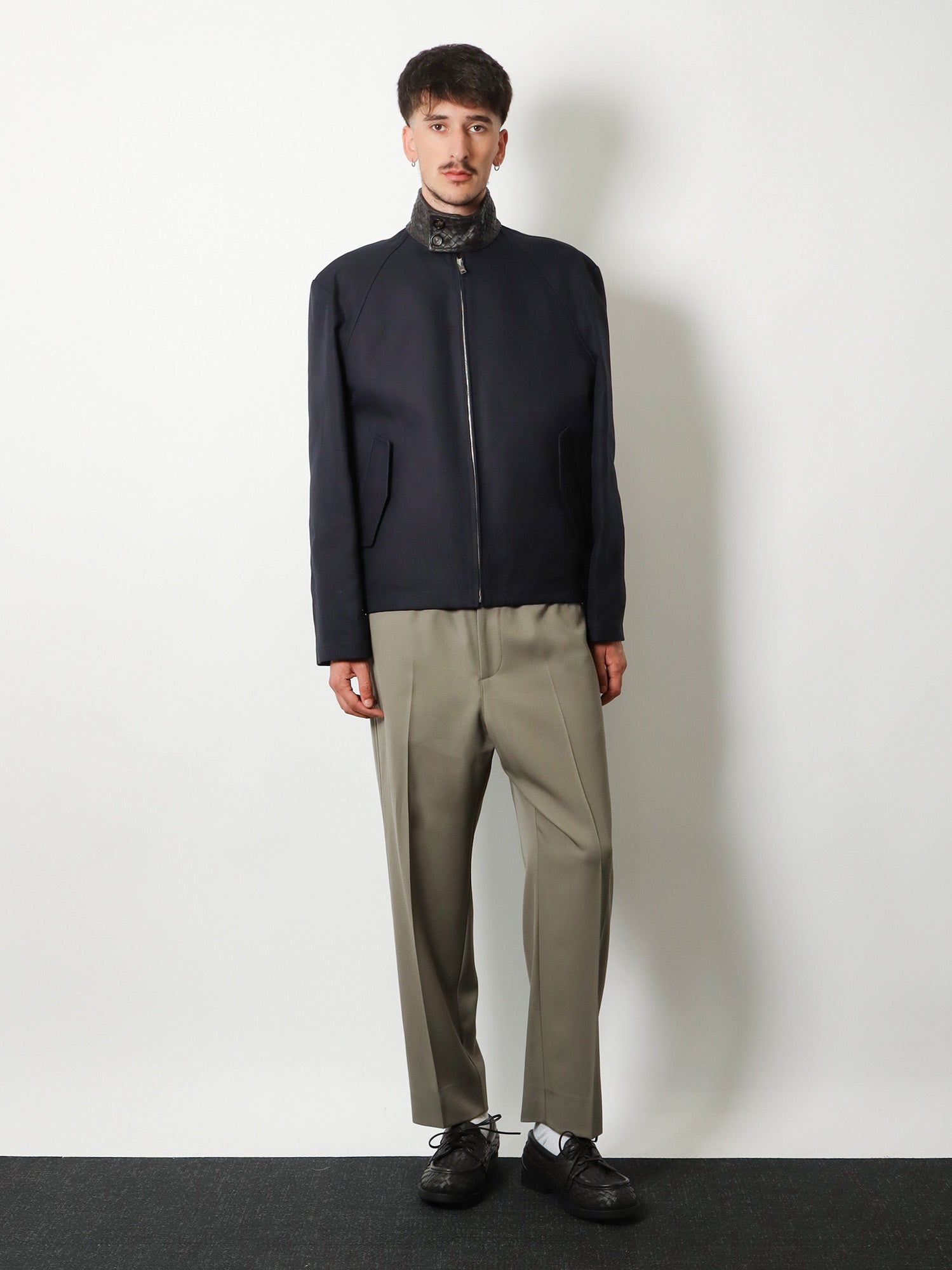 BOTTEGA VENETA BOTTEGA VENETA Compact Cotton Gabardine Harrington Jacket