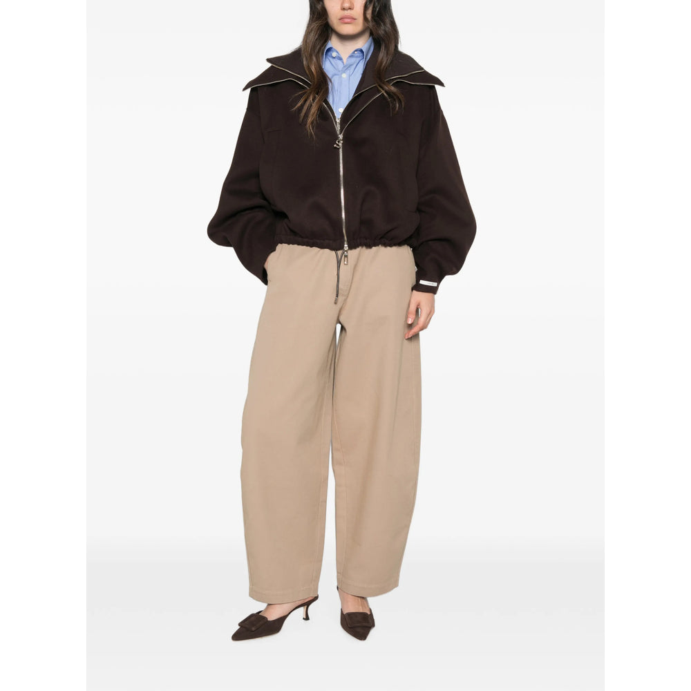 SPORTMAX SPORTMAX Felted Wool Bomber Jacket