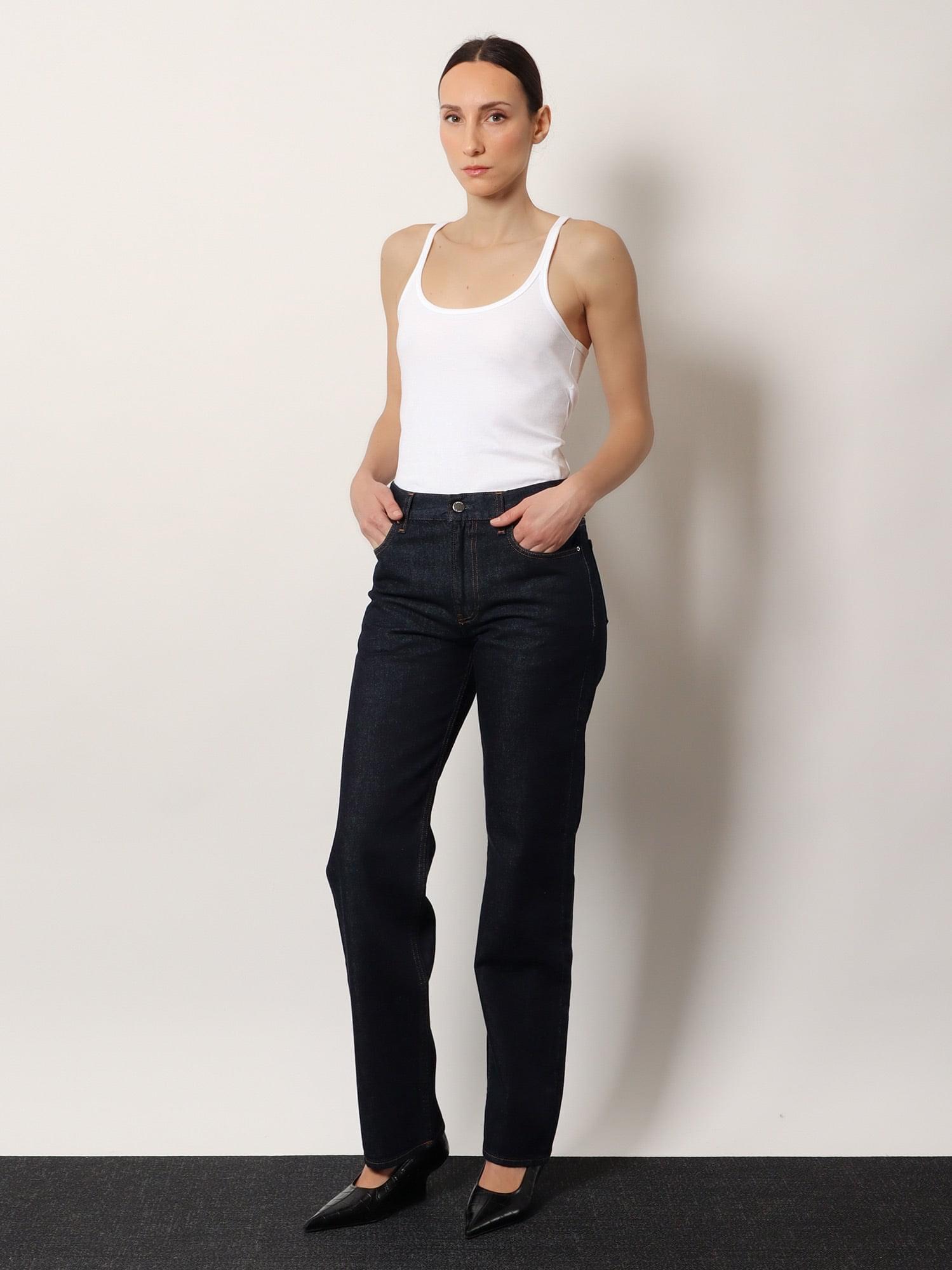 TOTÊME TOTEME Low Straight Denim Jeans