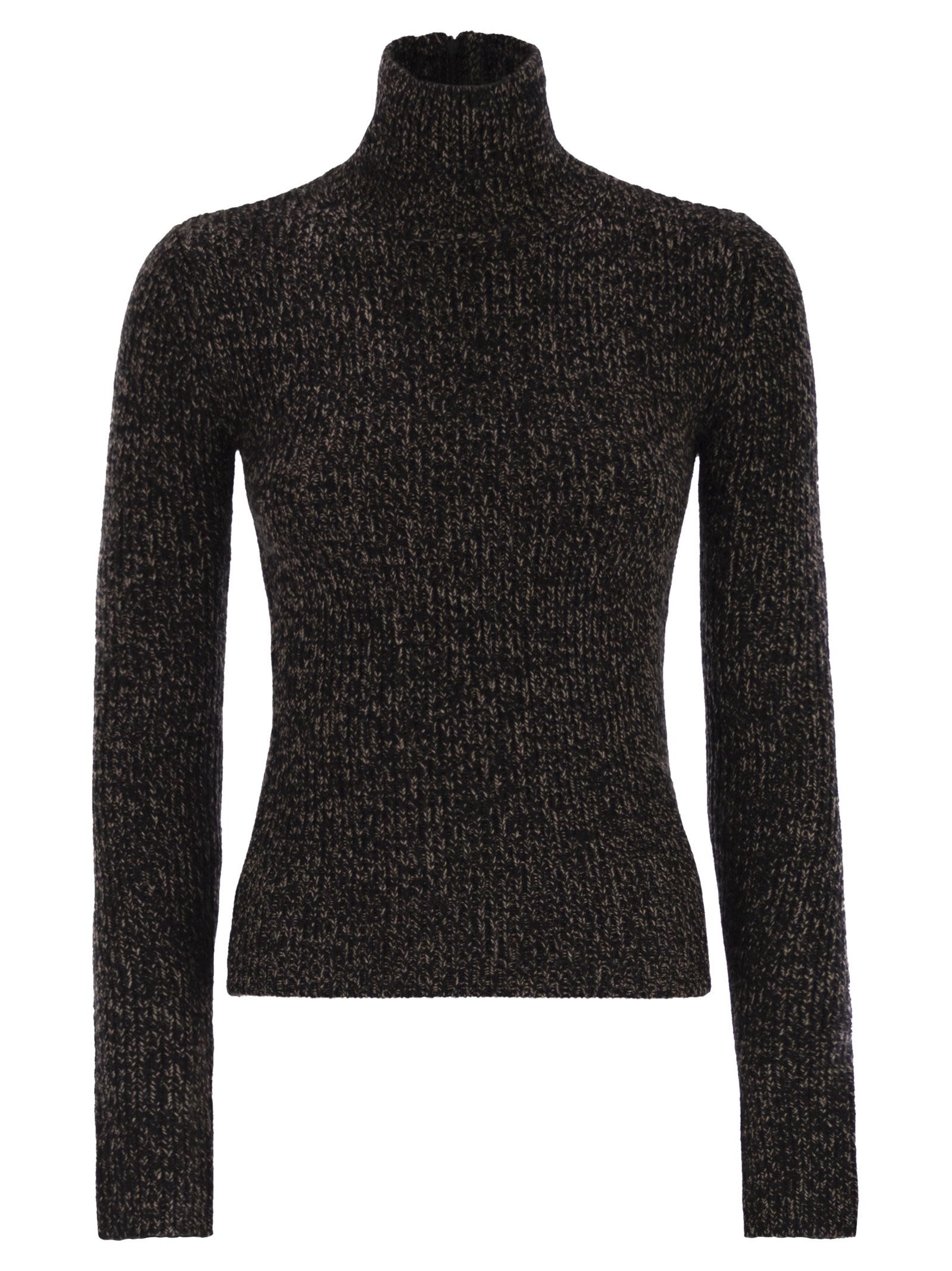 MONCLER figurative down-paneled wool-blend vest