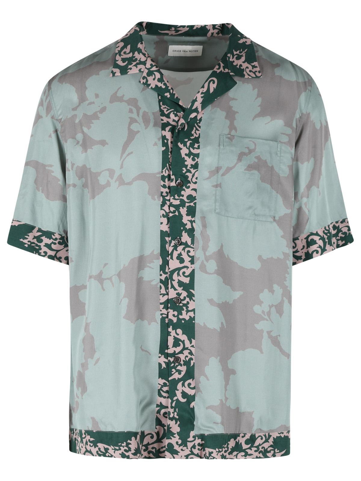 DRIES VAN NOTEN Floral Print Drawstring Shorts