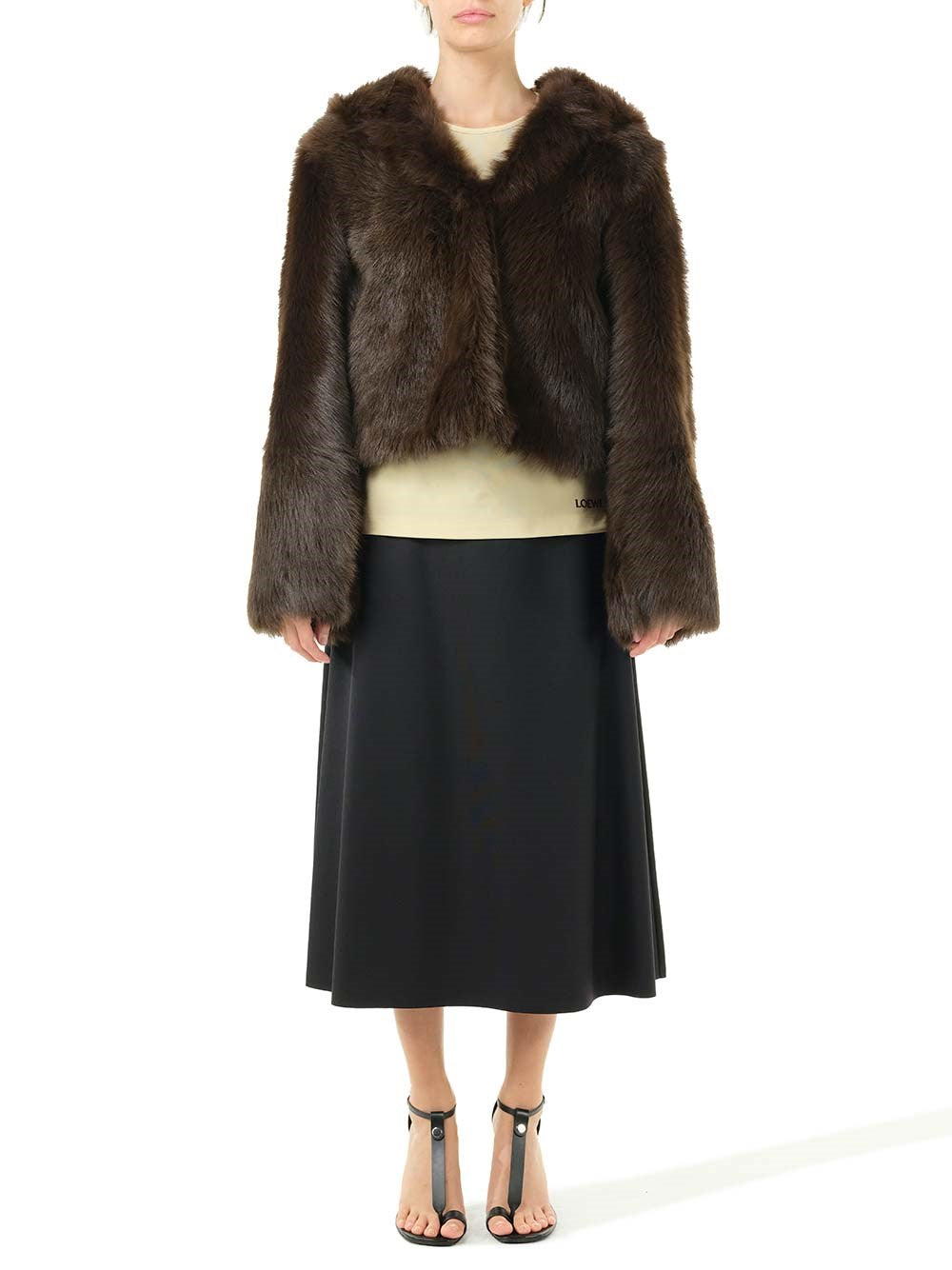 LOEWE LOEWE Shearling Hooded Jacket