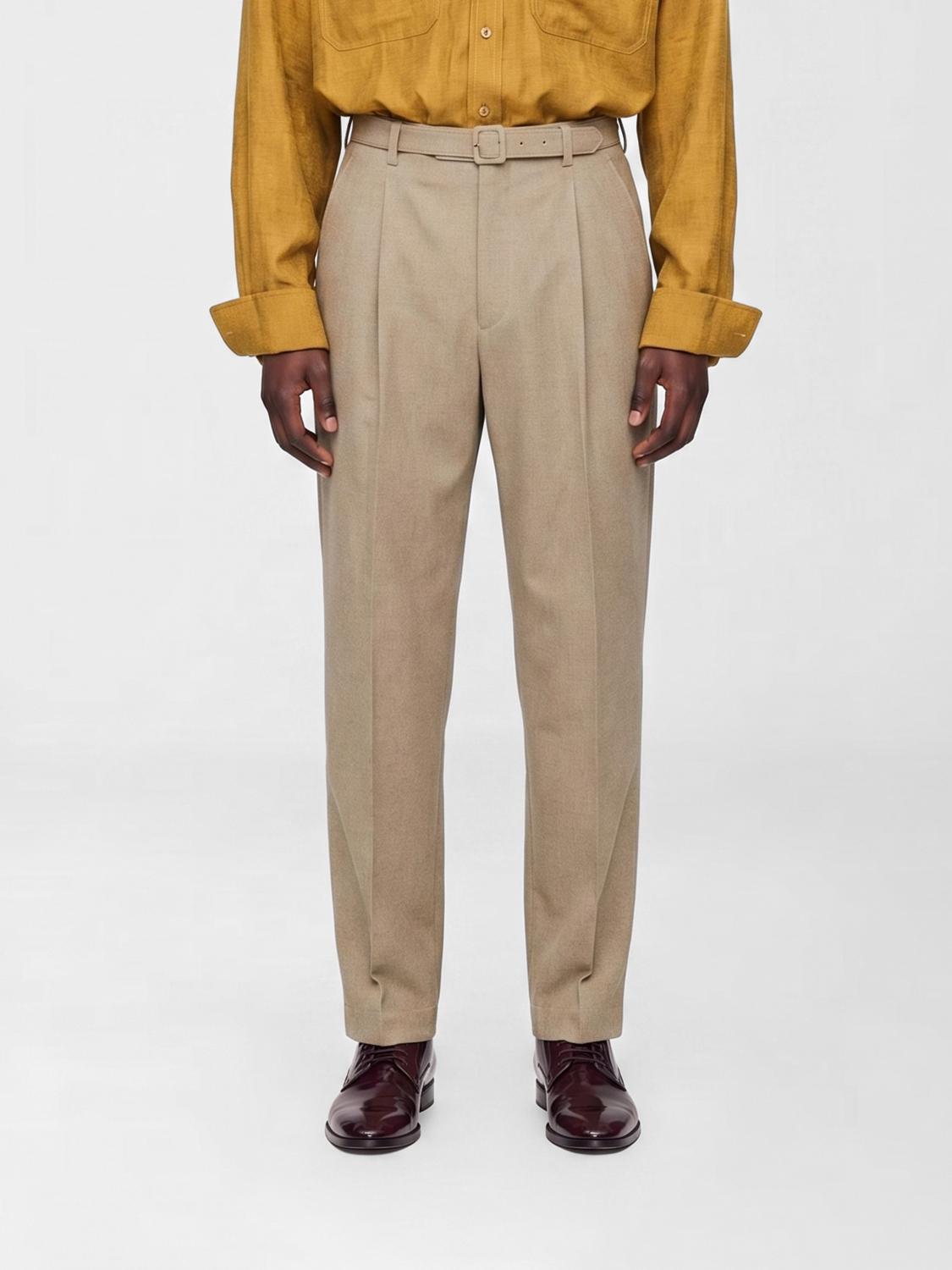 SAINT LAURENT SAINT LAURENT Wool and Mohair Slim Fit Trousers