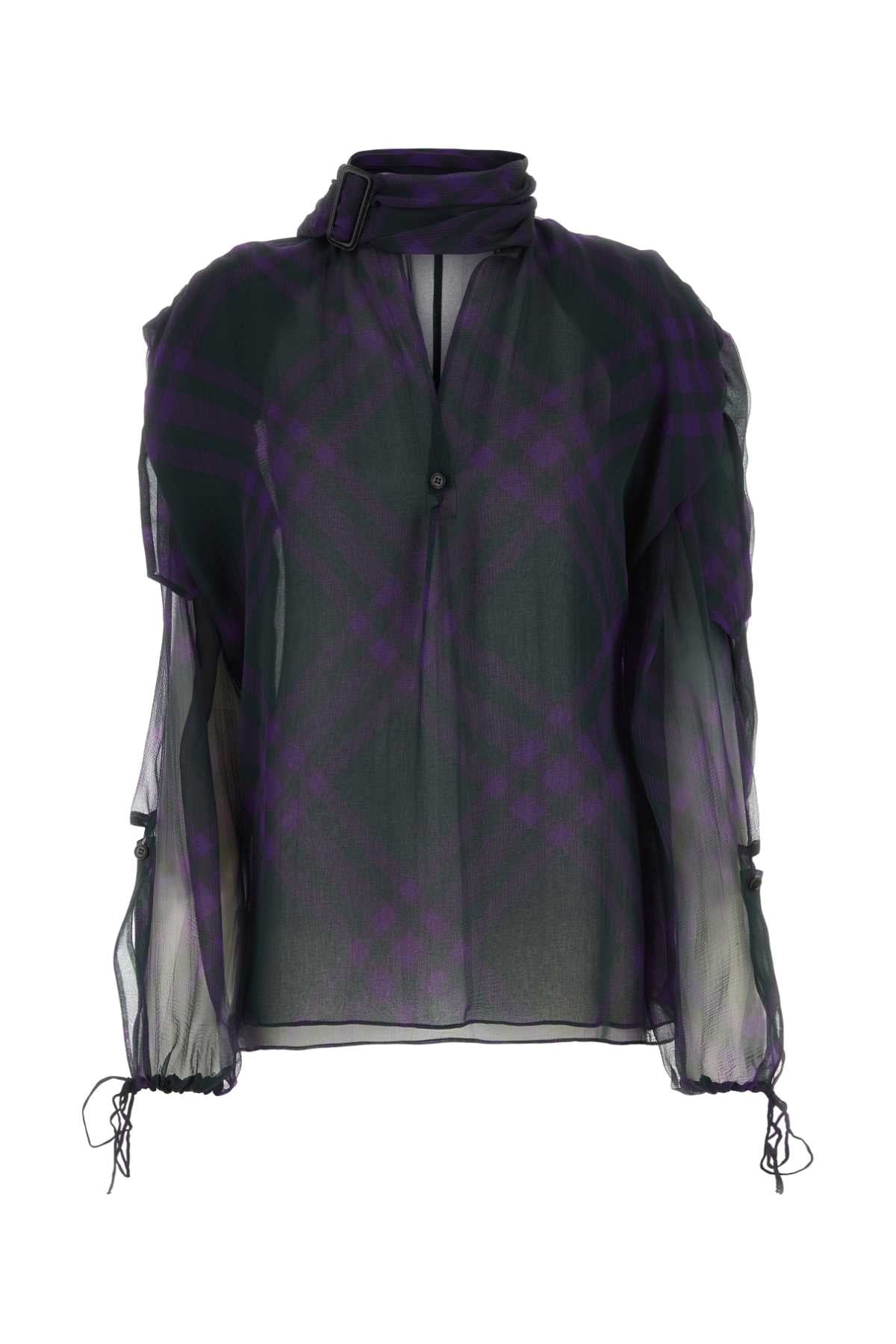 PATOU Patou Checked Balloon Miniskirt