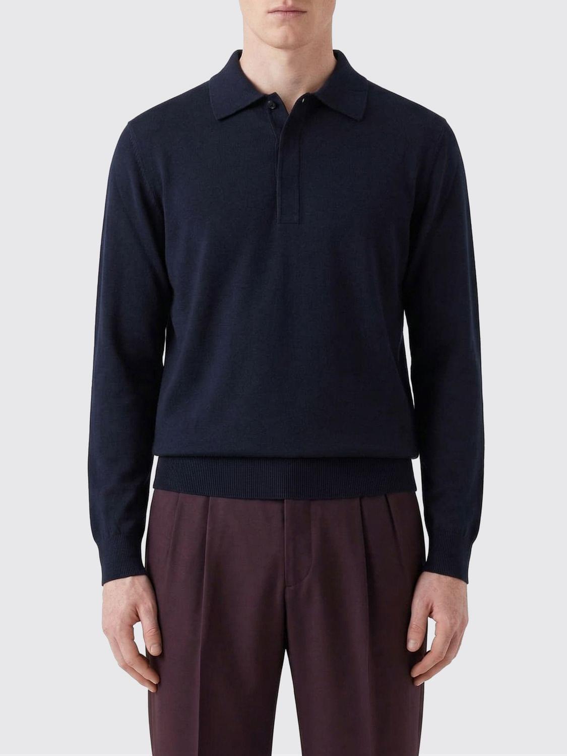 SAINT LAURENT Saint Laurent Men Saint Laurent Silk Blend Polo Shirt