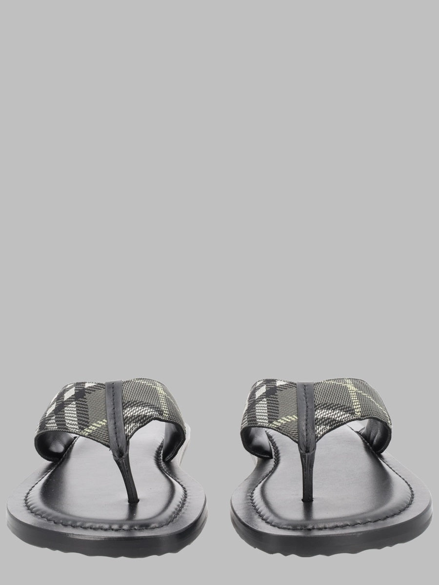 BURBERRY Burberry Check Embroidered Cotton Shorts