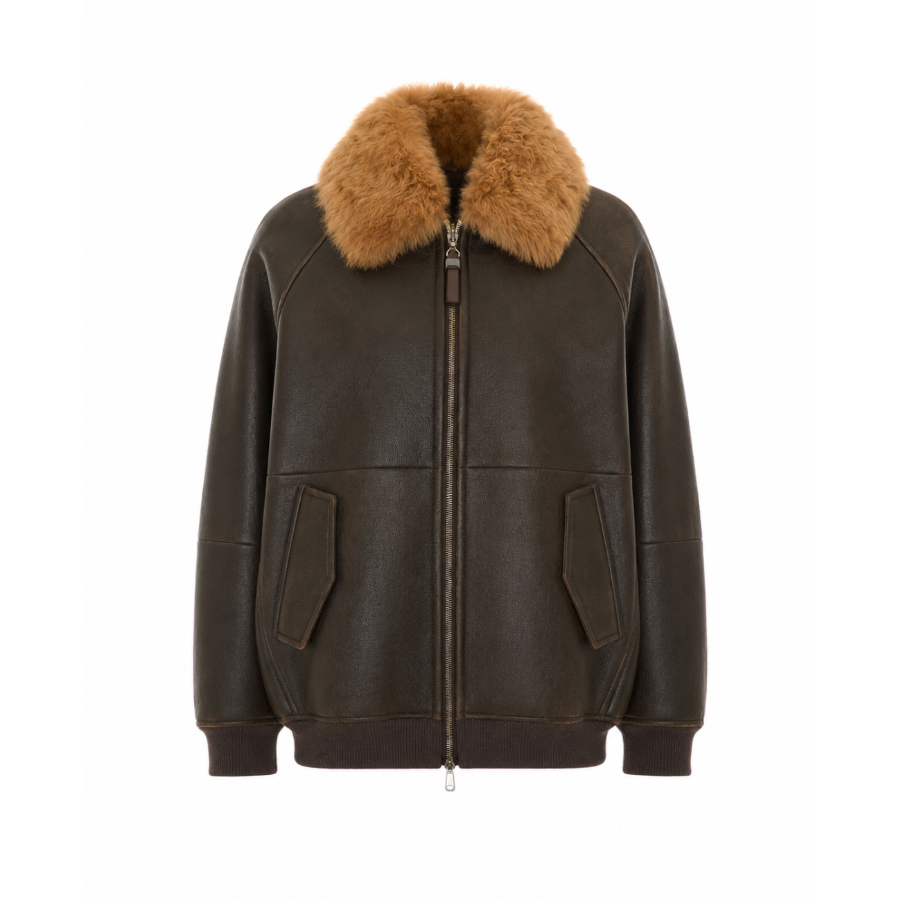 BRUNELLO CUCINELLI shearling-lined leather ankle boots