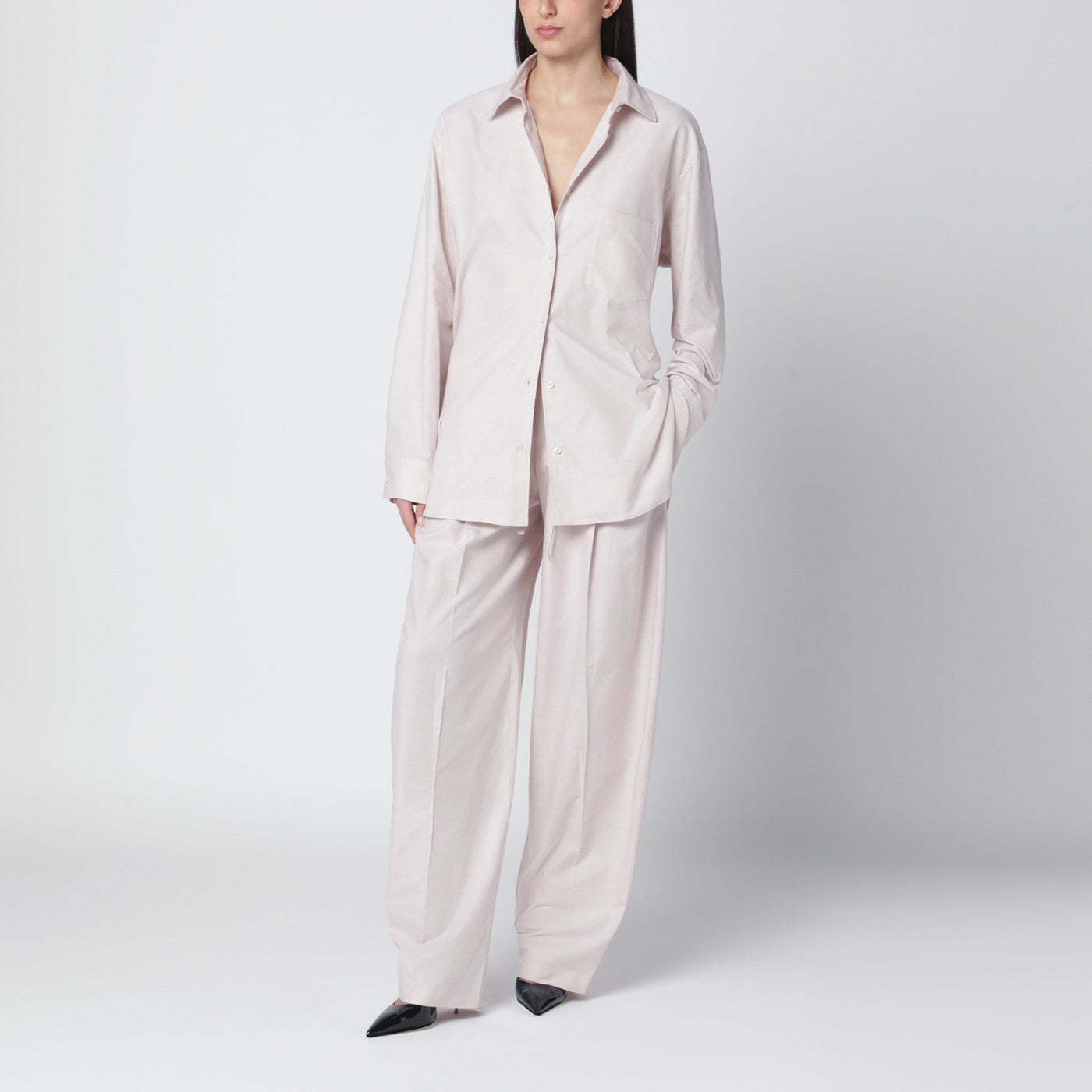 DOLCE & GABBANA Logo-Print Palazzo Pants