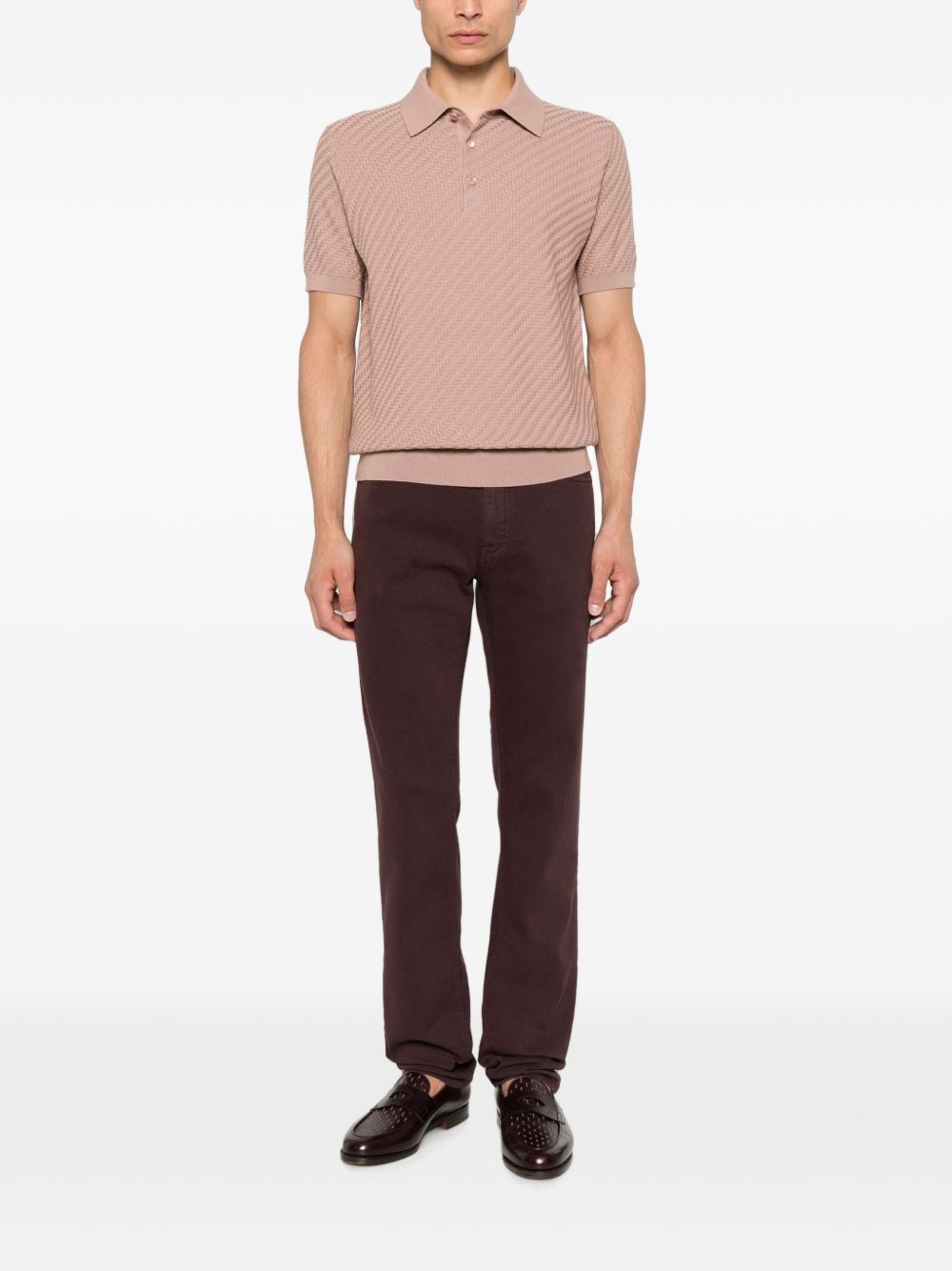 BRIONI Brioni Men Cotton And Cashmere Polo Shirt