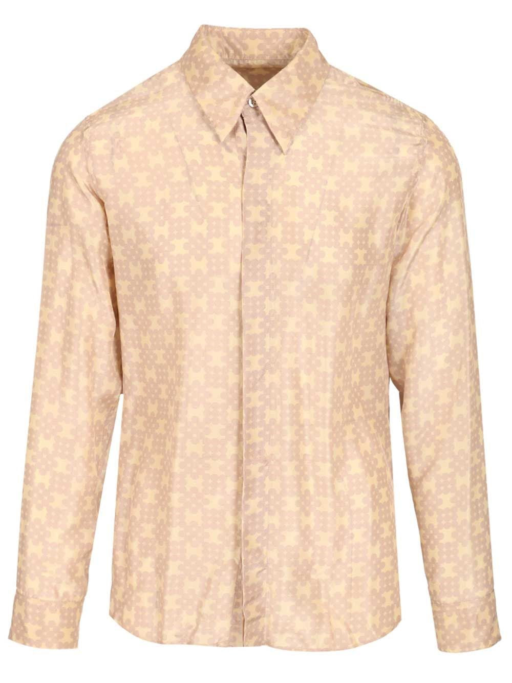 CASABLANCA monogram-print logo-patch jacket