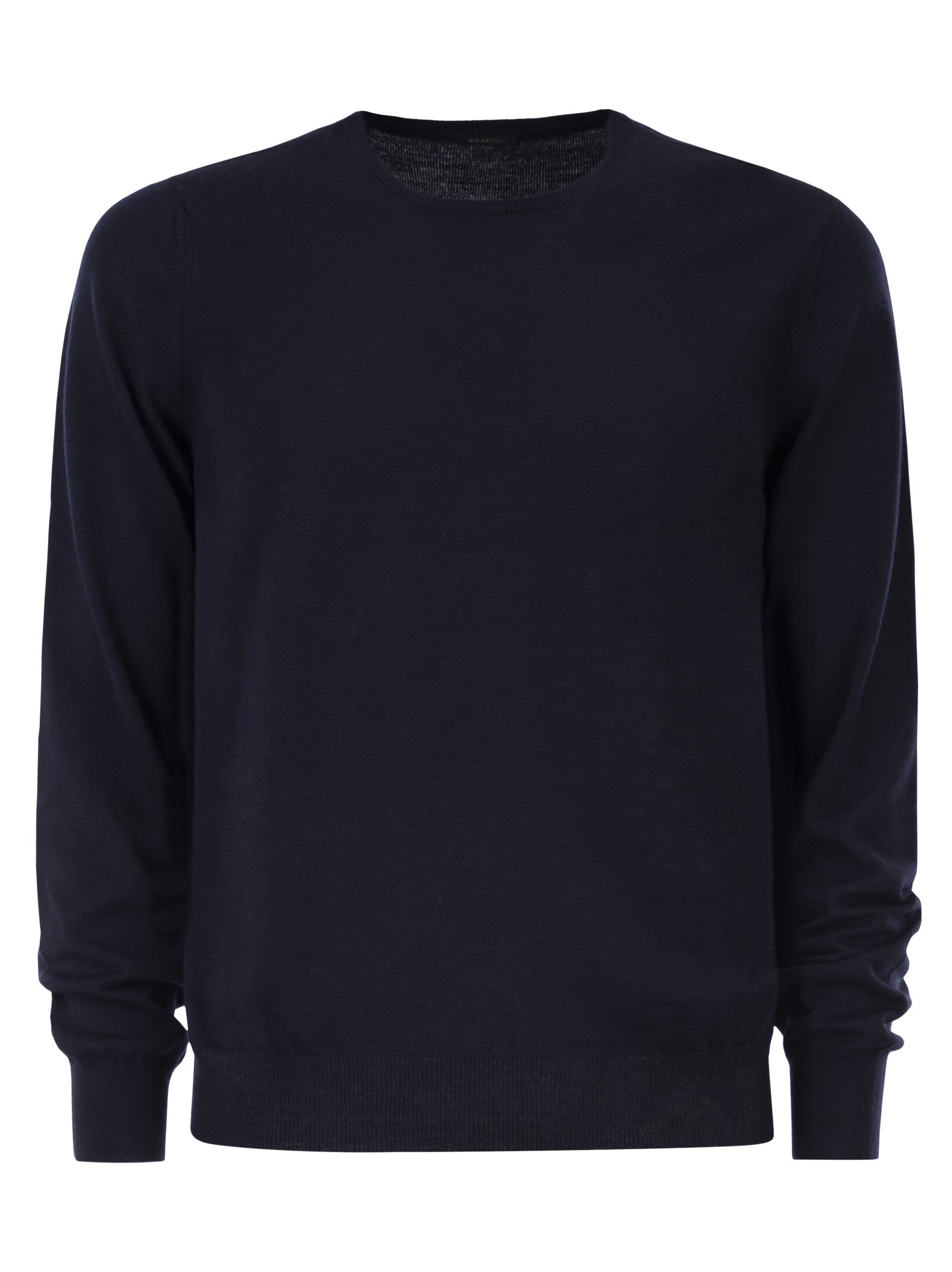 BRUNELLO CUCINELLI linen and cotton mélange jersey long sleeve polo