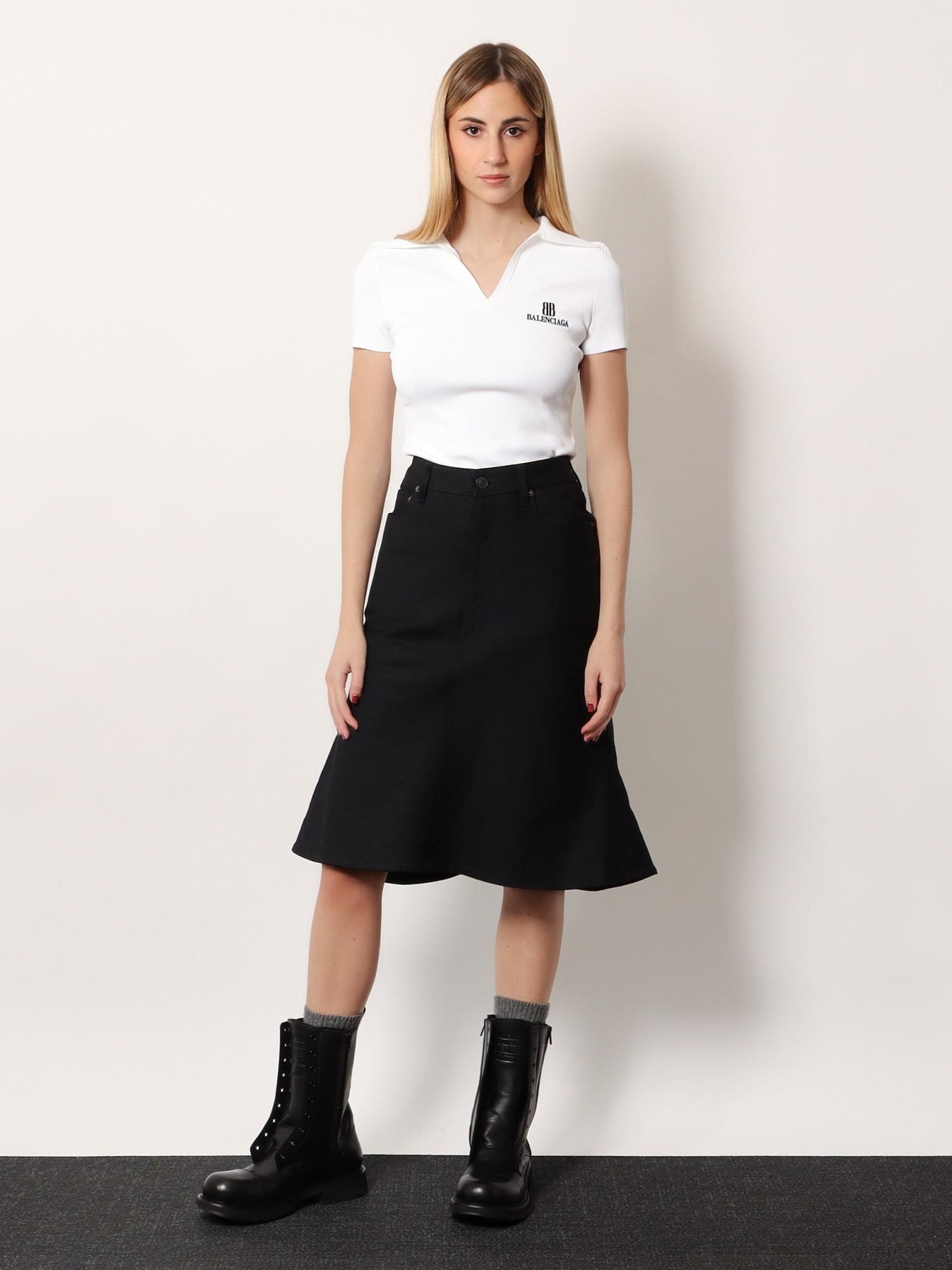 BALENCIAGA BALENCIAGA Viscose Blend Short Sleeve Sweater