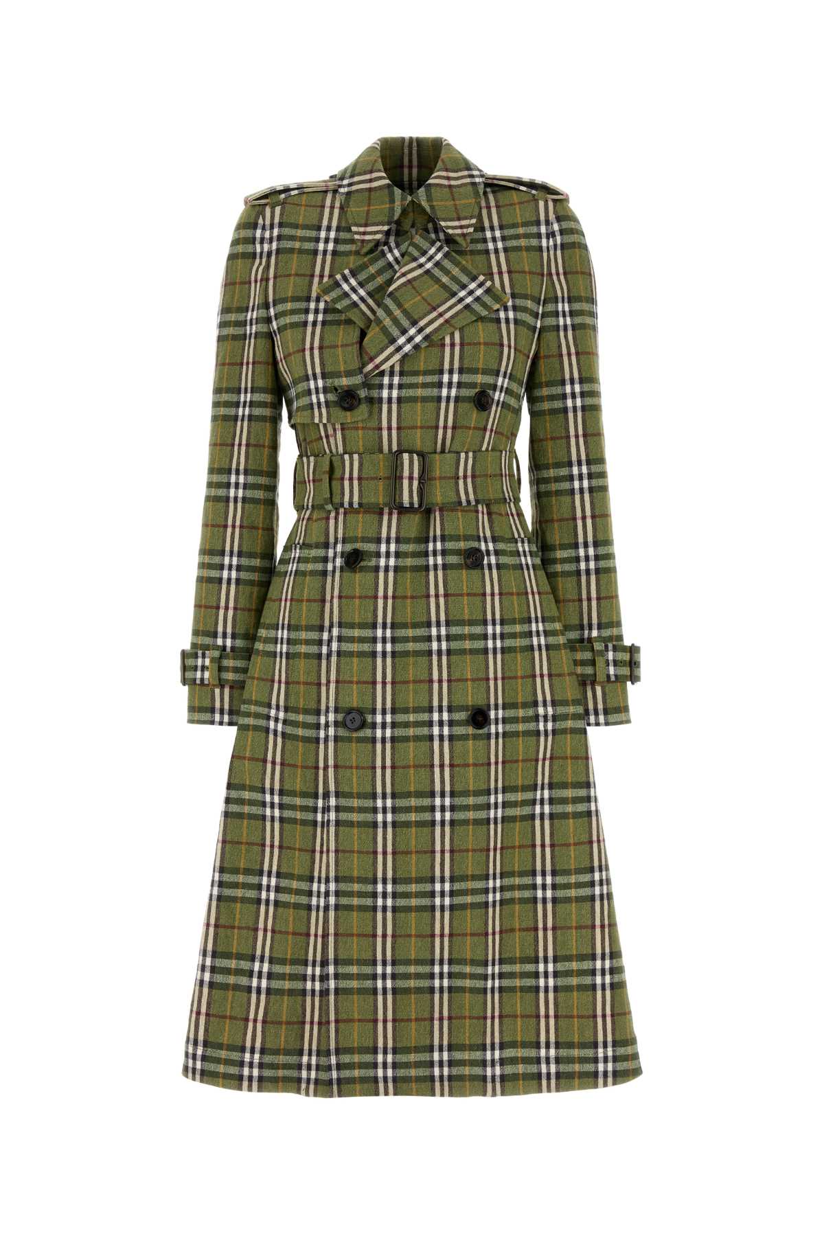 BURBERRY Burberry Geometric-Print Knit Midi Dress