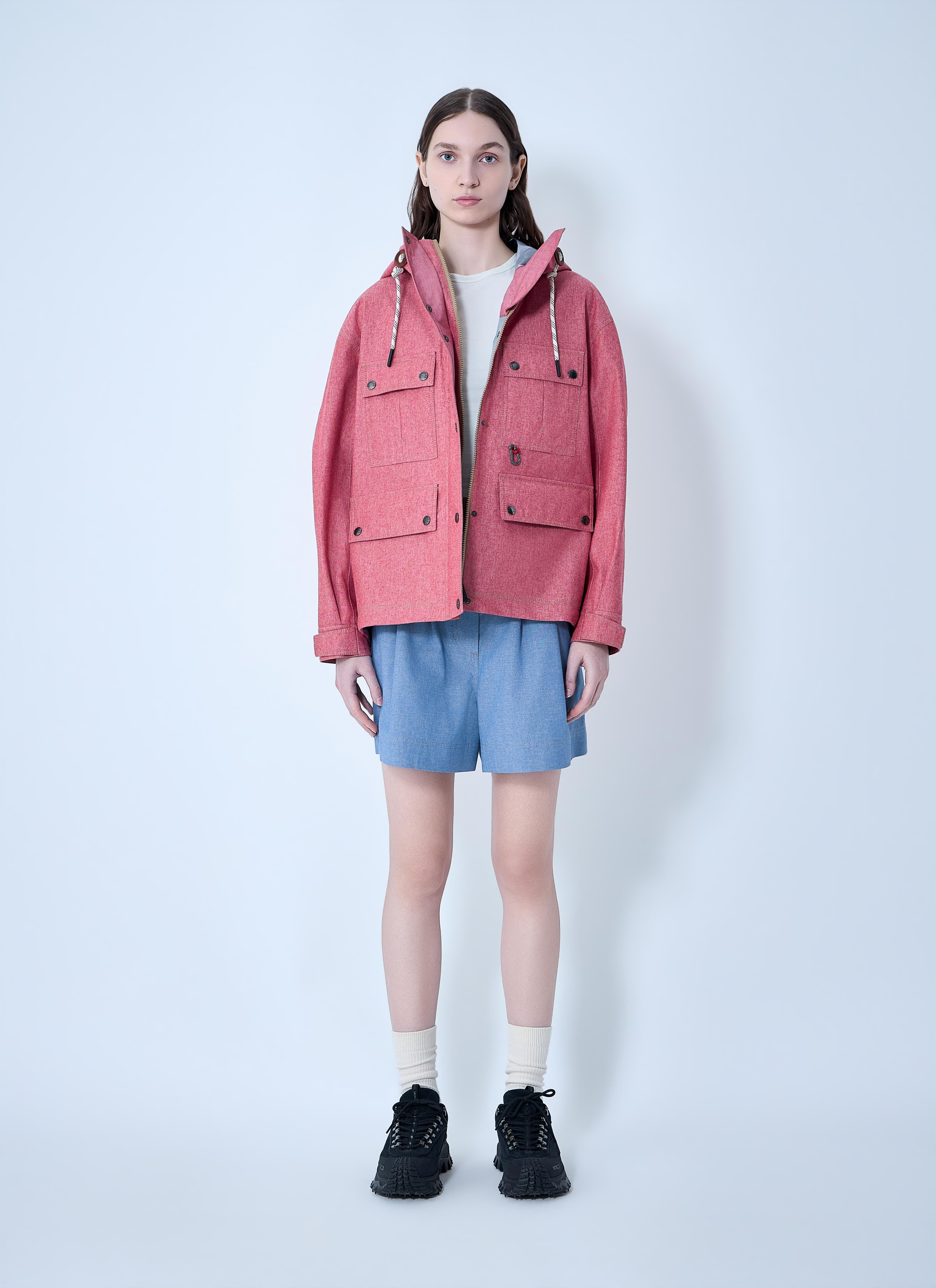 MONCLER MONCLER GRENOBLE High-Waisted Pleated Shorts