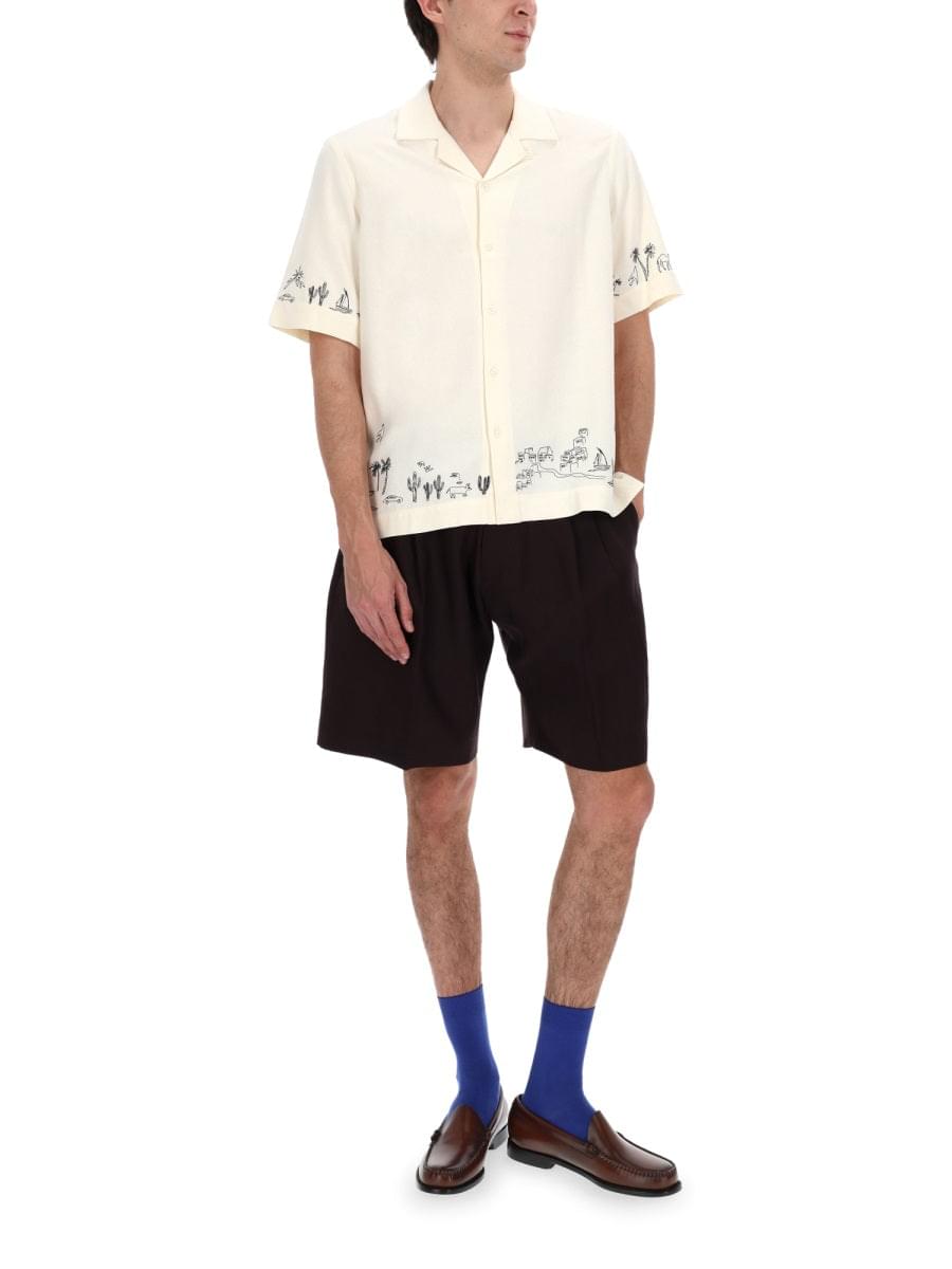 PAUL SMITH PAUL SMITH Linen Shorts