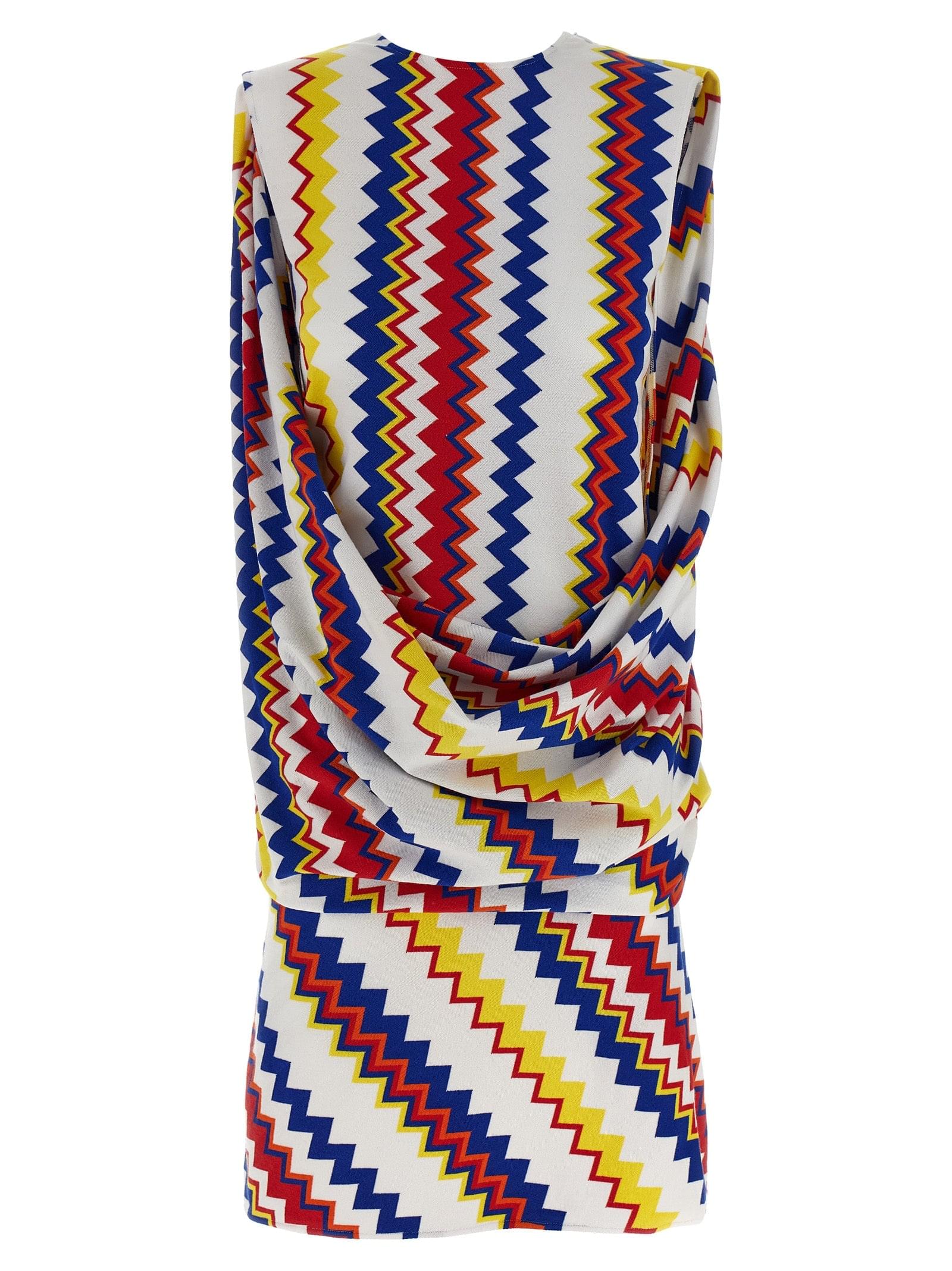 AKRIS Check Tweed Fringed Sheath Dress