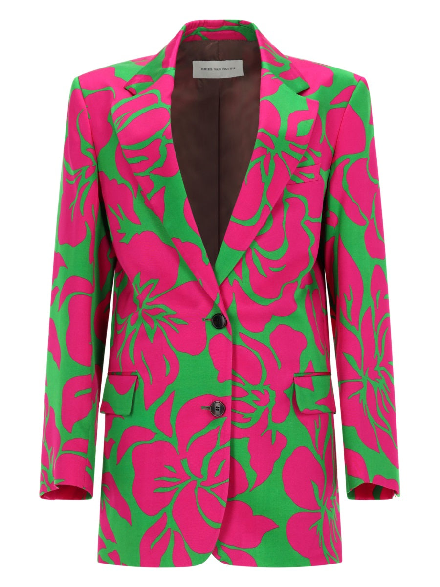DRIES VAN NOTEN DRIES VAN NOTEN Single-Breasted Viscose Blazer