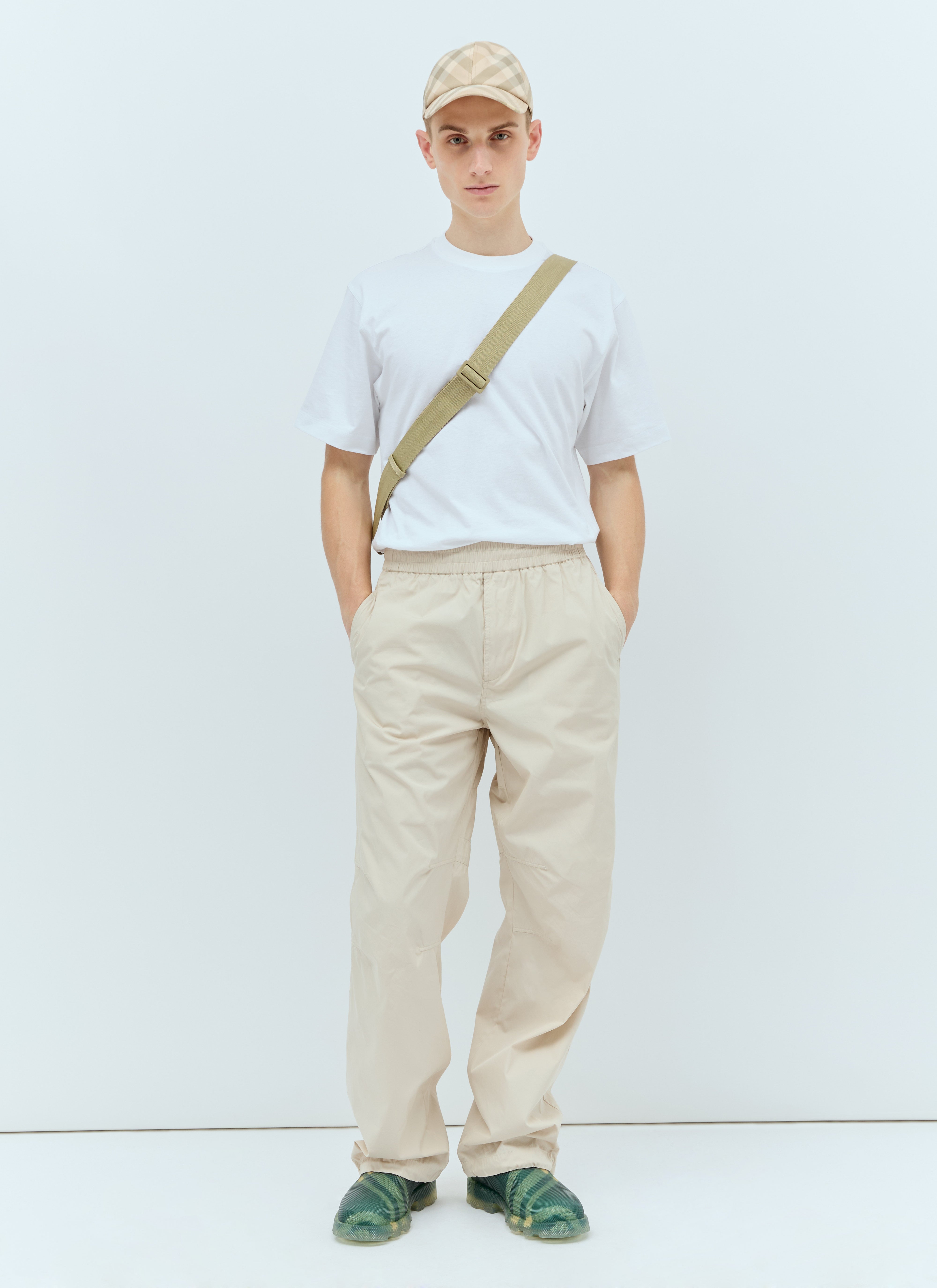 BURBERRY BURBERRY Cotton-Blend Elasticated Waistband Pants