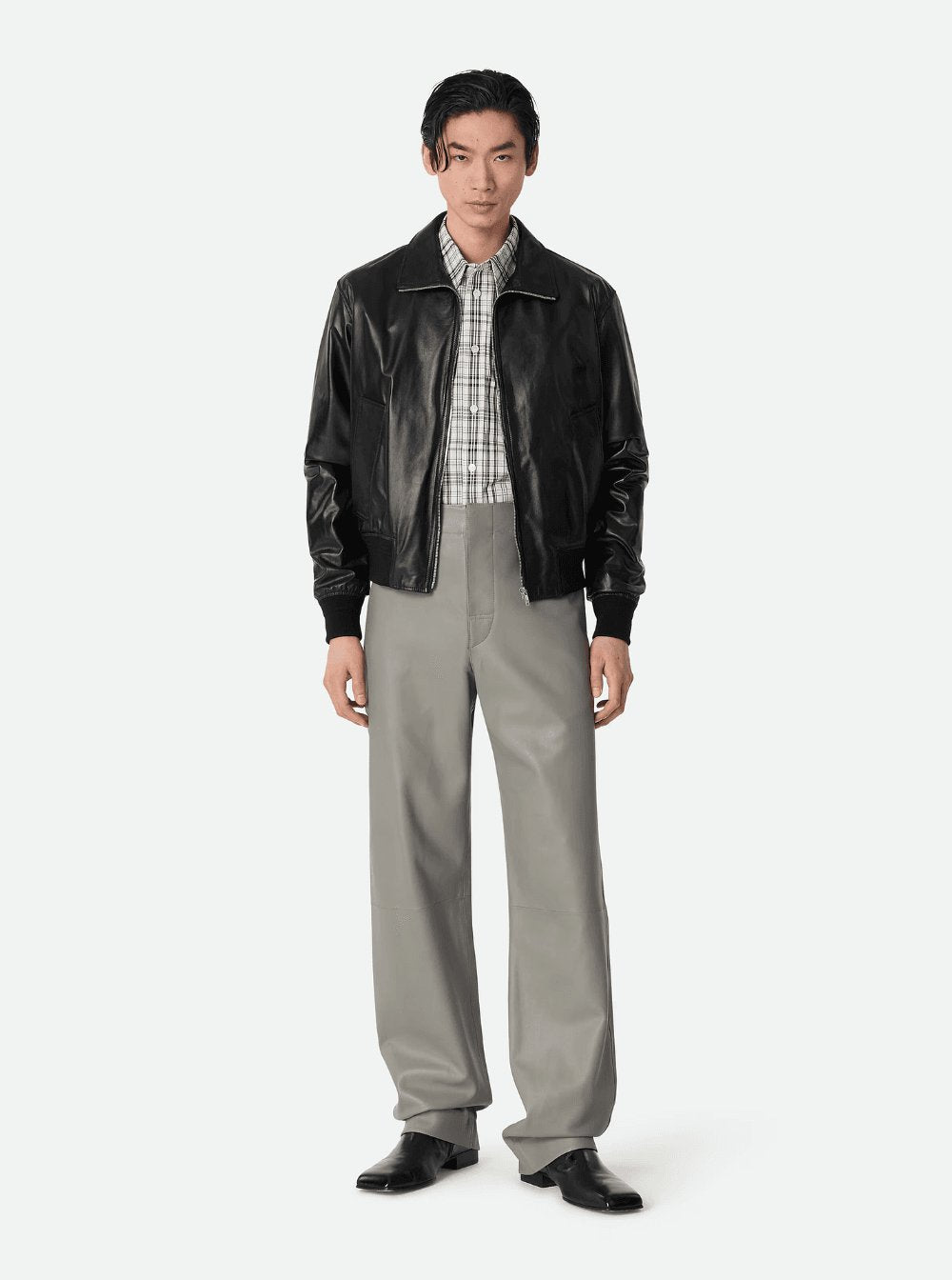 BOTTEGA VENETA Leather Bomber Jacket