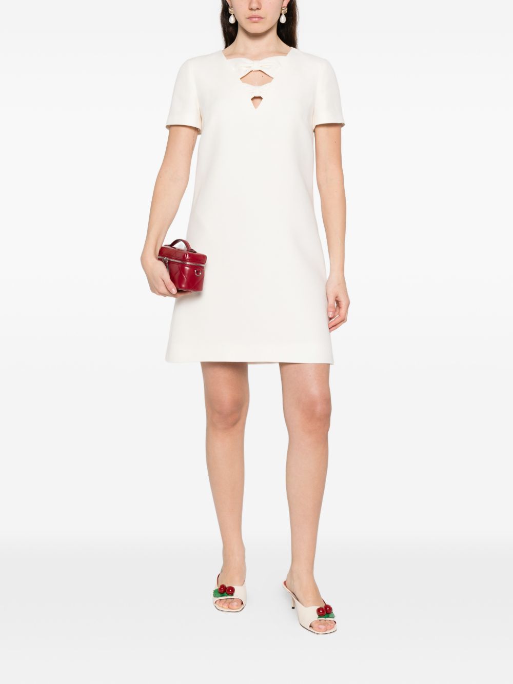 VALENTINO VALENTINO Wool And Silk Blend Short Dress