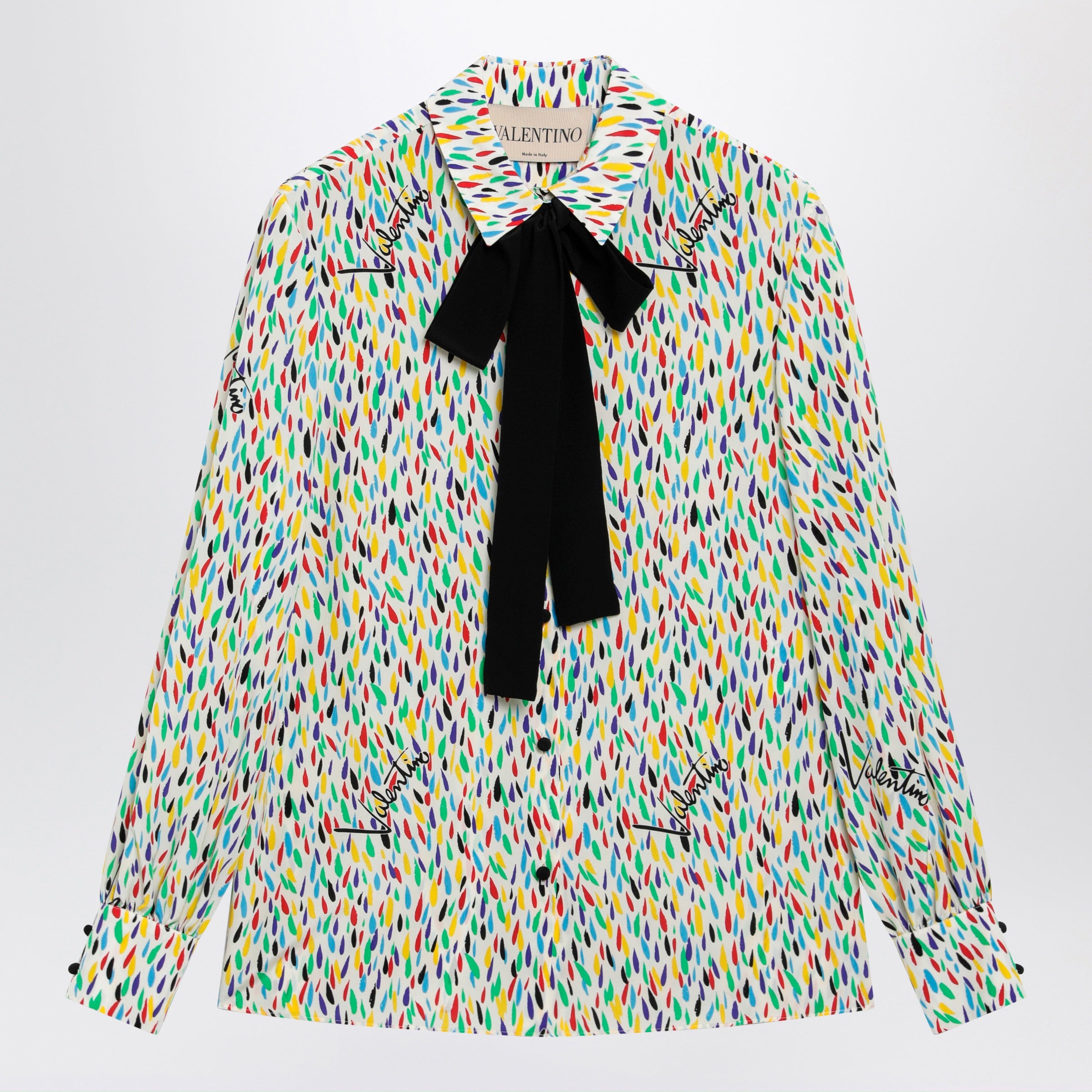 VERSACE Versace Cropped Button-Up Blazer with Medusa Hardware